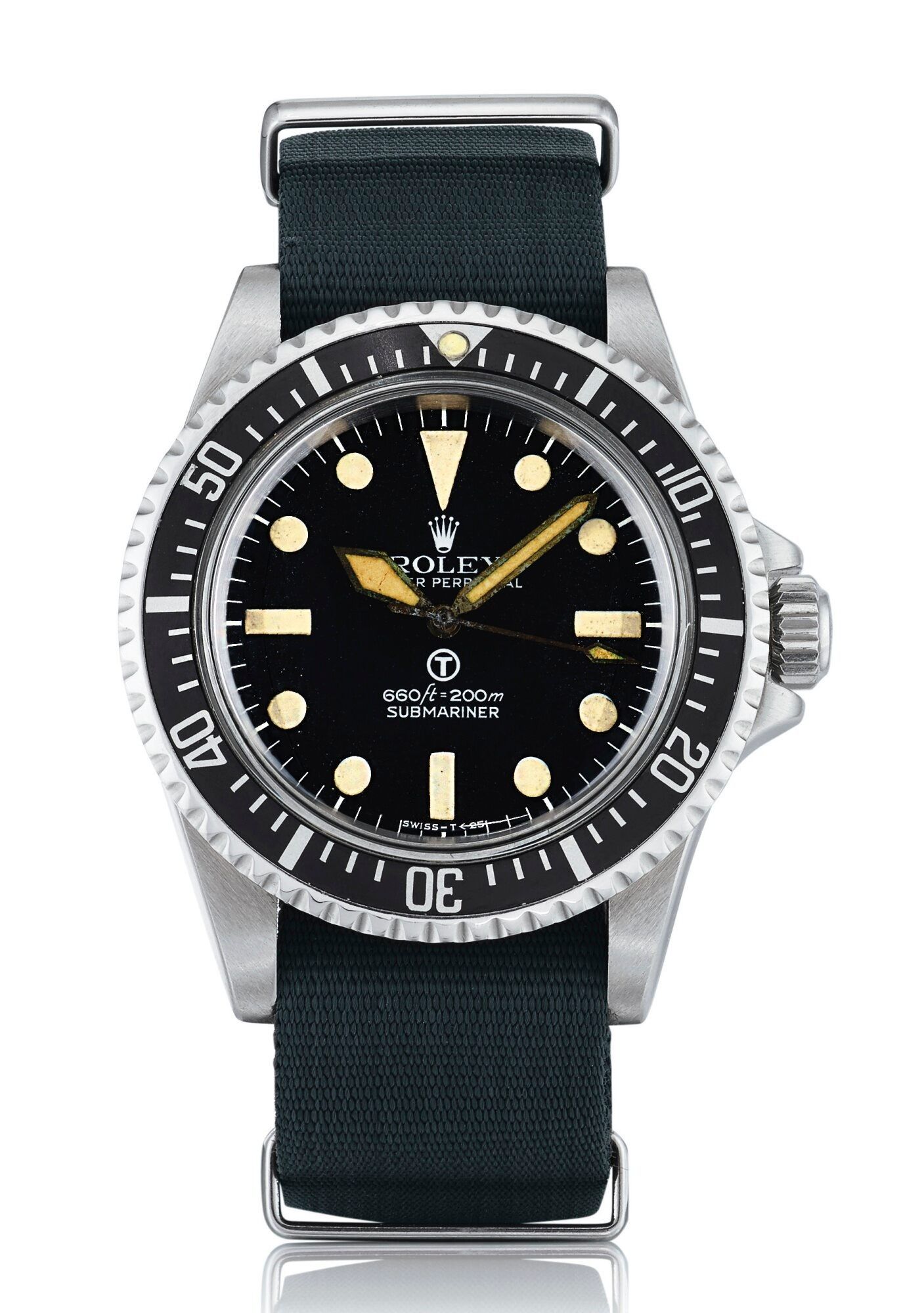 Rolex vintage AIGUILLE MINUTES TRITIUM 5517 Military Royal Navy MONTRE ...