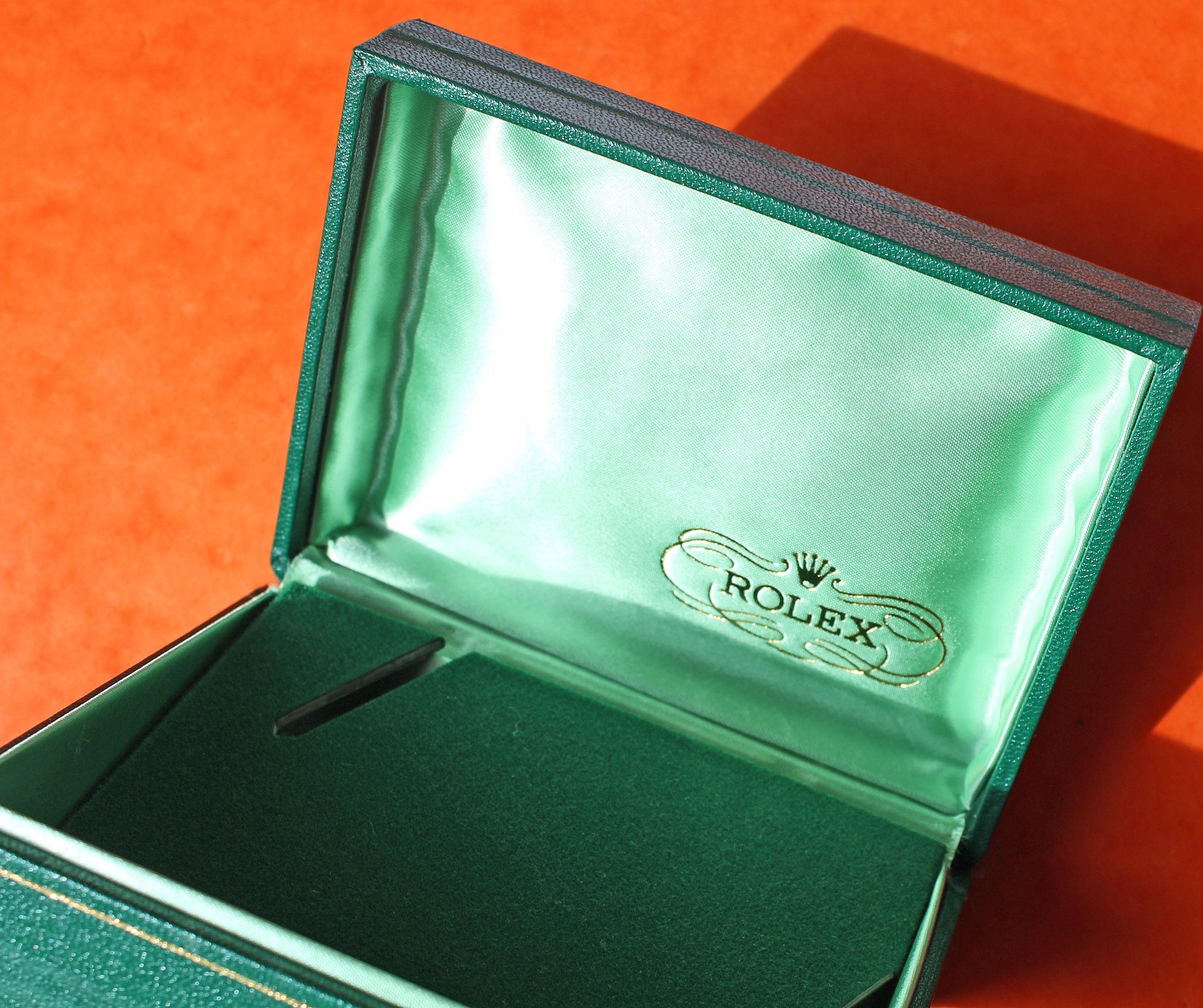 VINTAGE ROLEX Triangle Top Box COFFIN 50-60's Sub 5510, 6538, 6536 ...