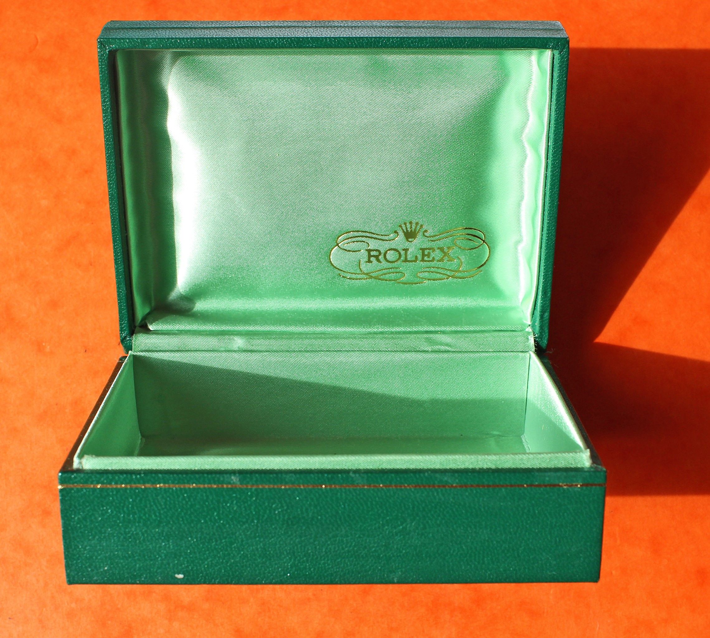 VINTAGE ROLEX Triangle Top Box COFFIN 50-60's Sub 5510, 6538, 6536 ...