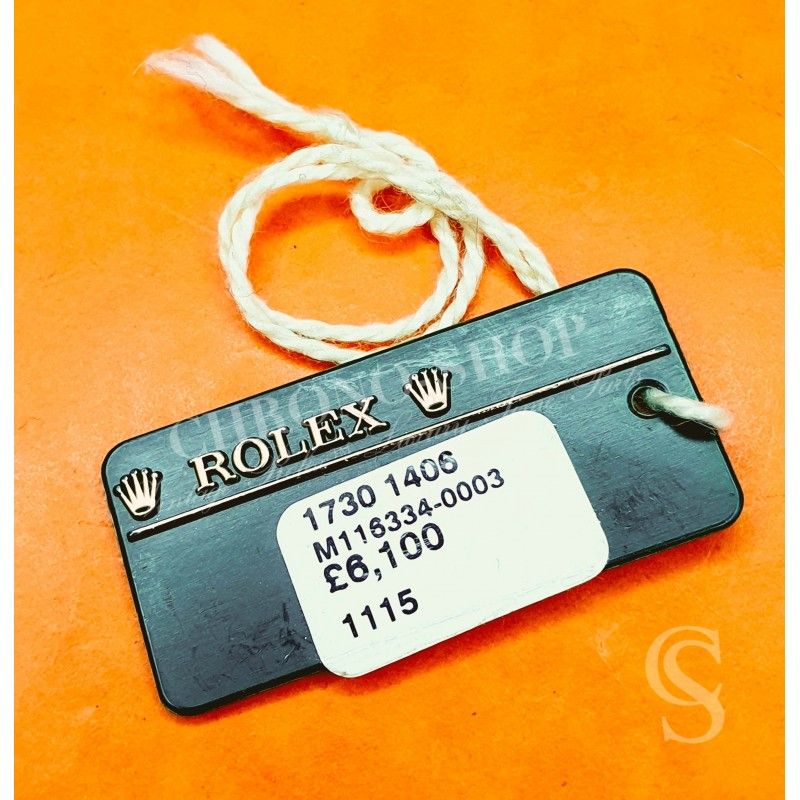 Rolex Tag ♛ Oyster plastic Green Tag watch collectible part 1990-2000 ...