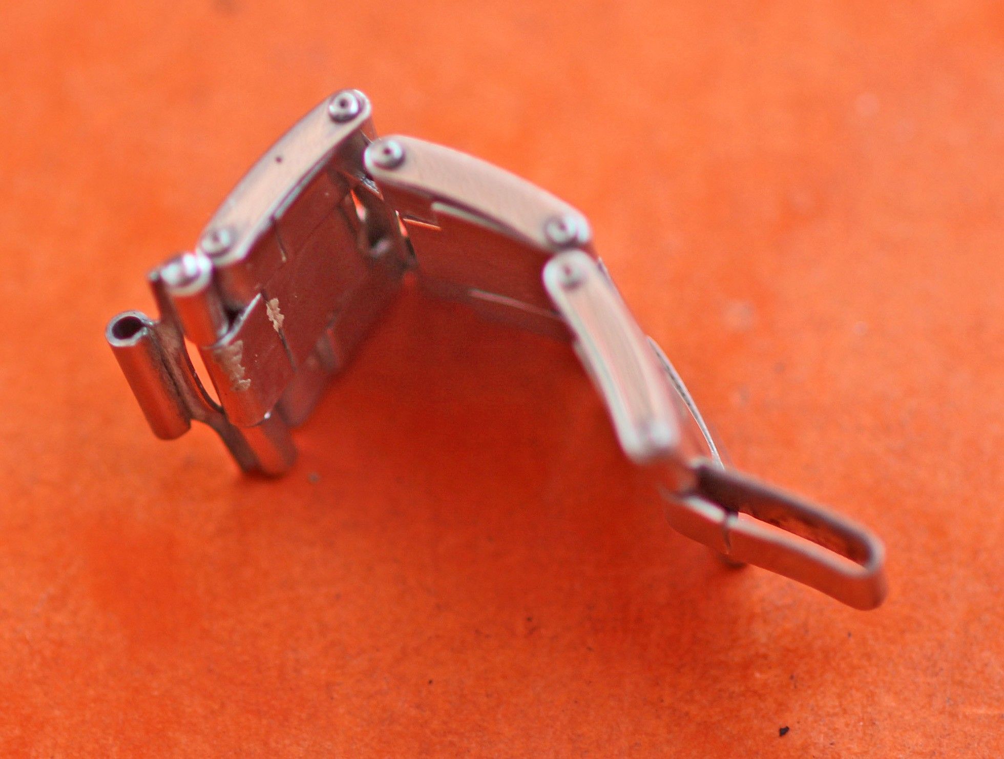 1x PART CLASP VINTAGE BRACELET BIG CROWN 20mm SUBMARINER RIVITS rivets ...