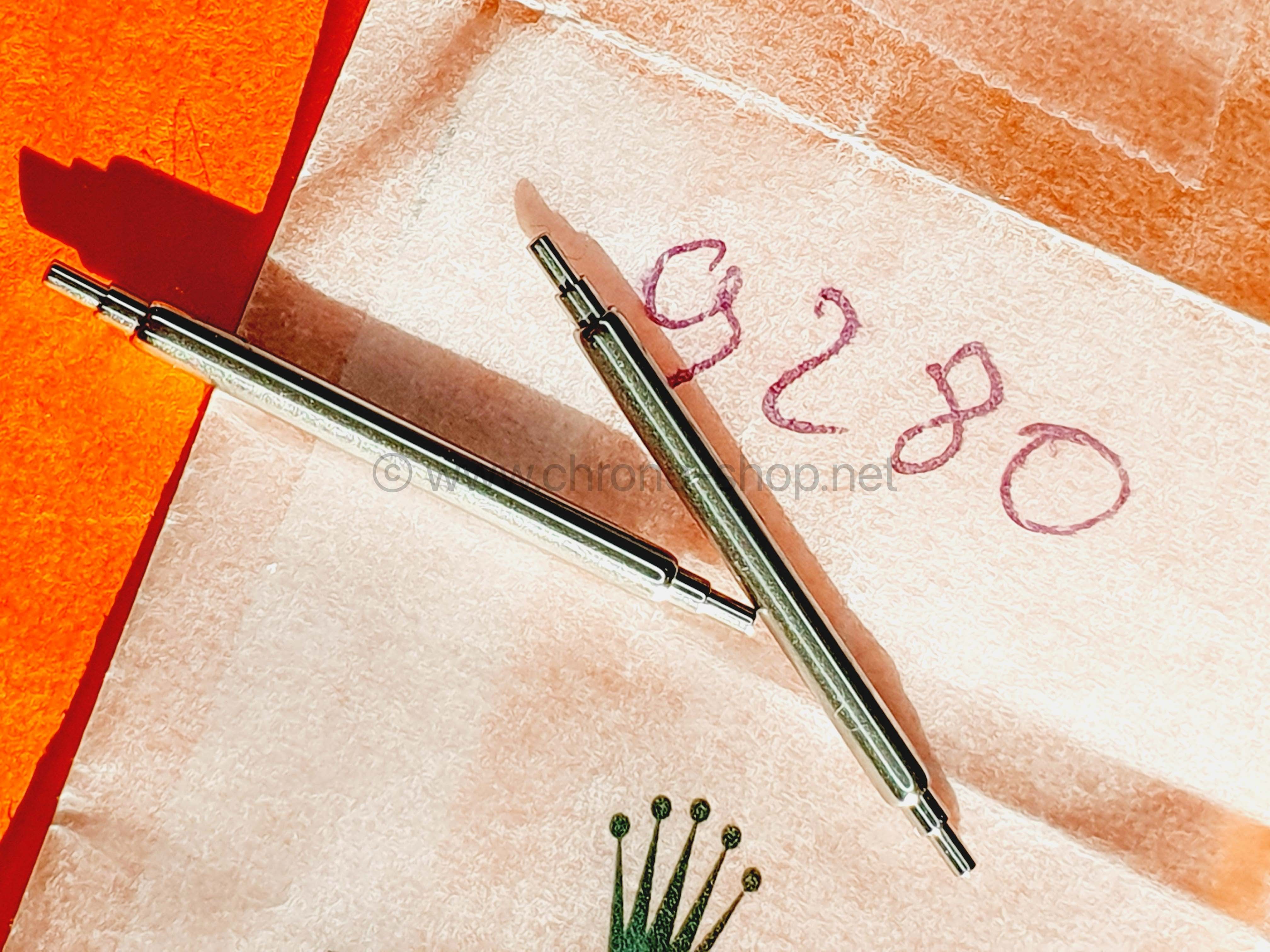 Rolex Original Spring Bars 19mm lugs parts Ref 23-9290 Oyster Bracelet ...