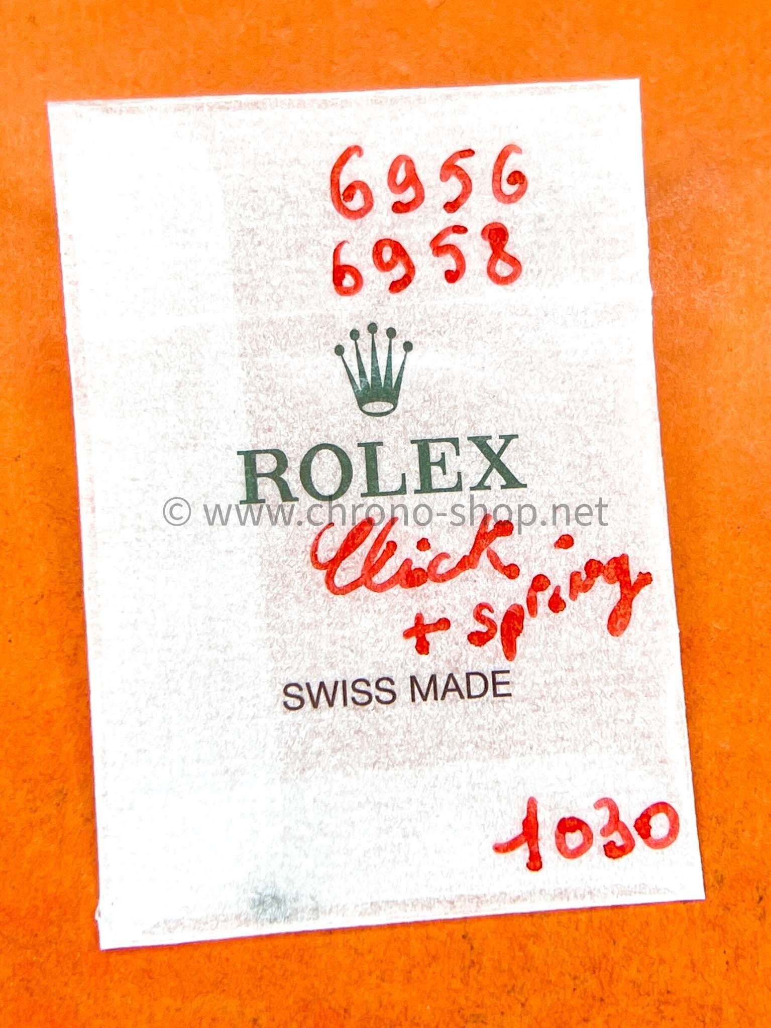 Rolex Genuine Watch Movement 1030,1066 parts 6956,6956 click and spring ...