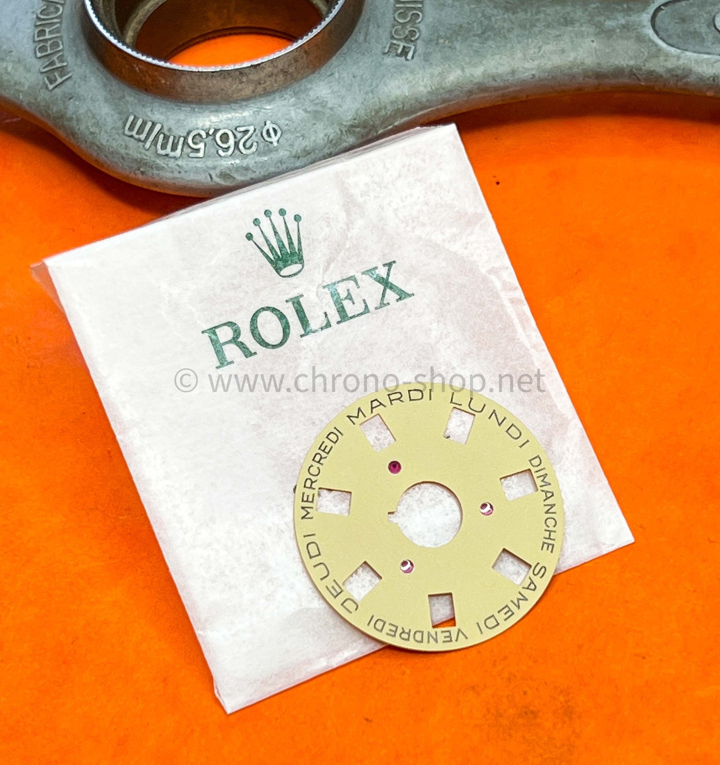Rolex Rare Genuine French Champagne, Beige Days Disc 3055, 5055 Part ...