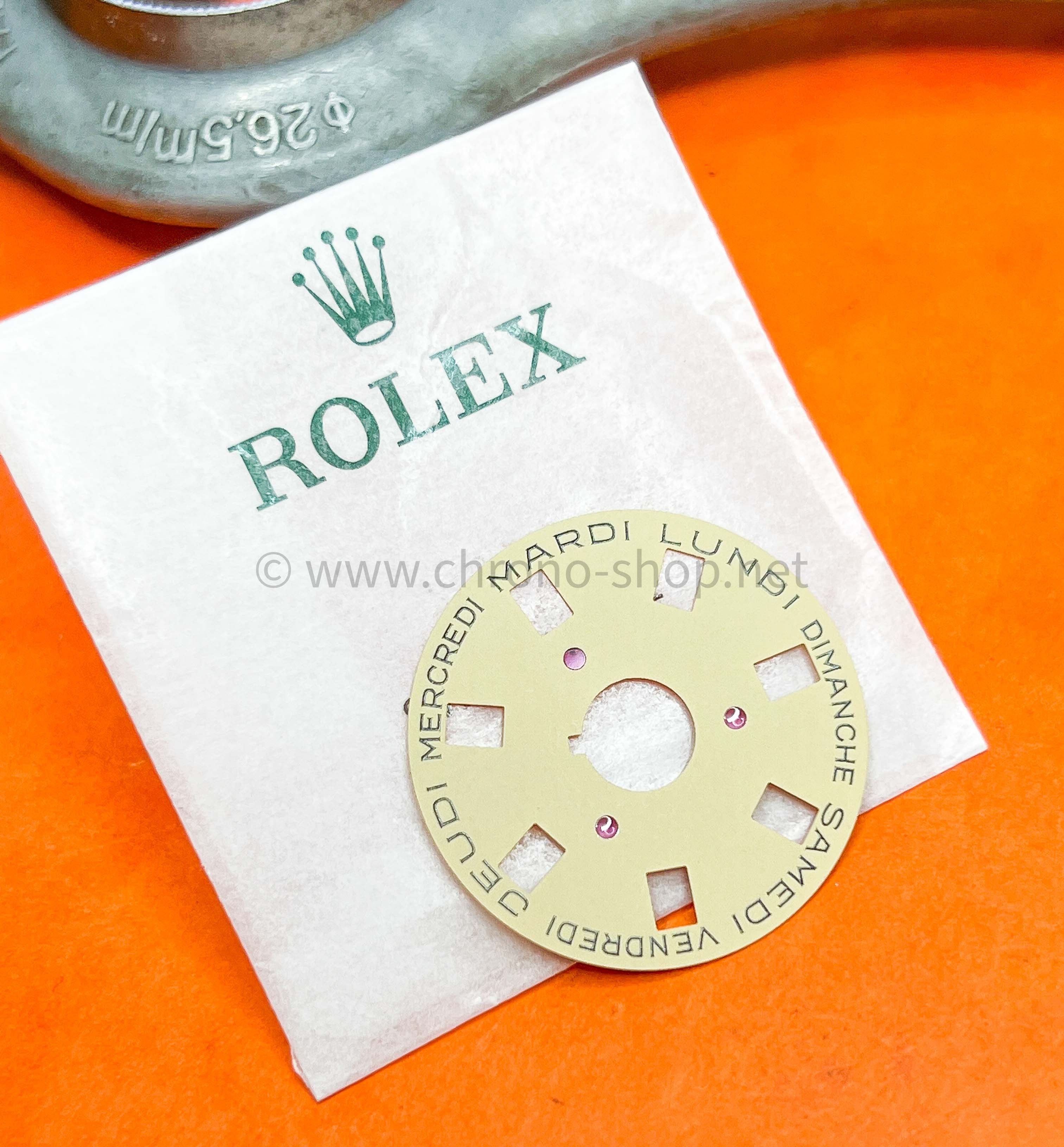 Rolex Rare Genuine French Champagne, Beige Days Disc 3055, 5055 Part ...