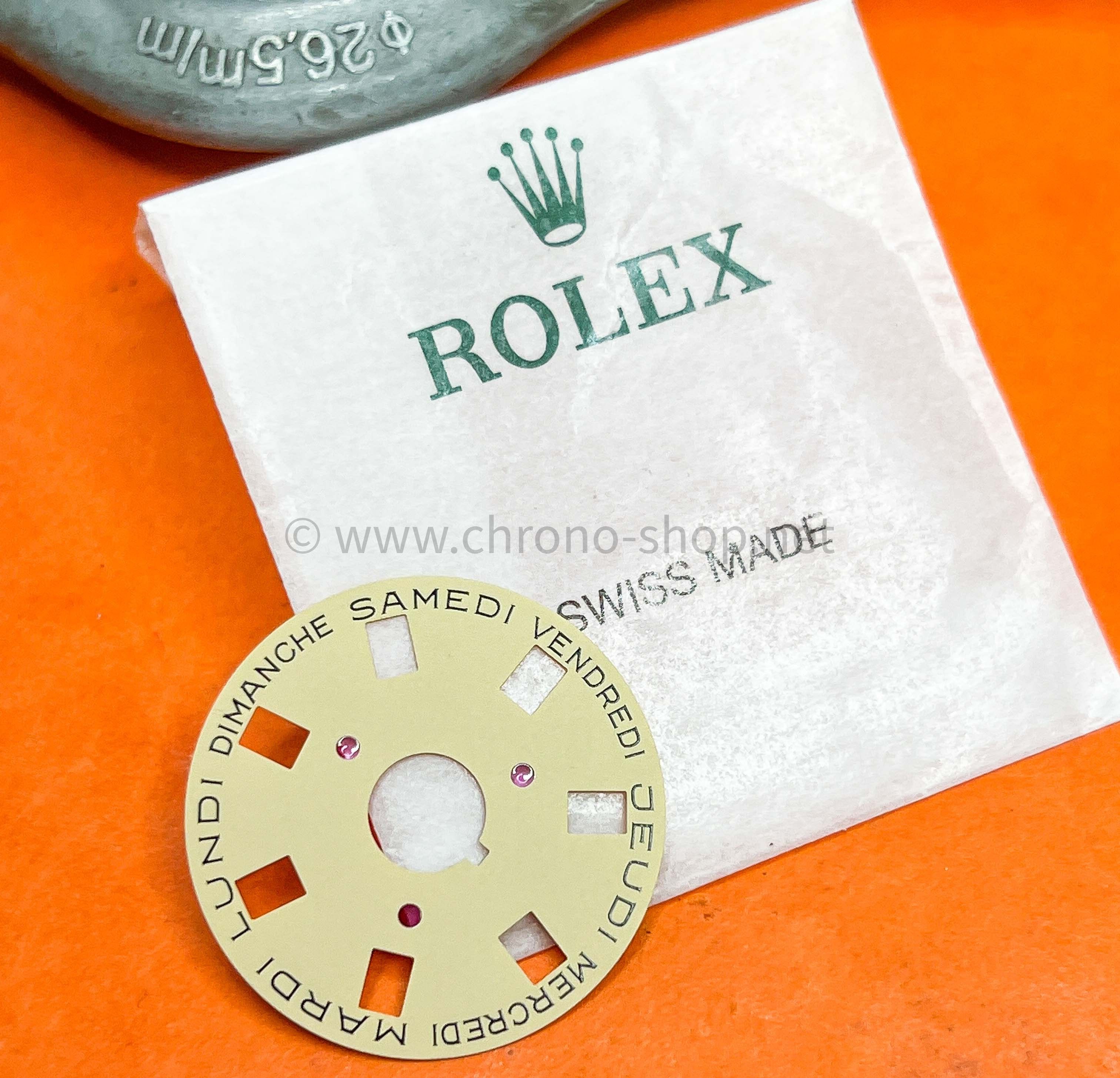 Rolex Rare Genuine French Champagne, Beige Days Disc 3055, 5055 Part ...