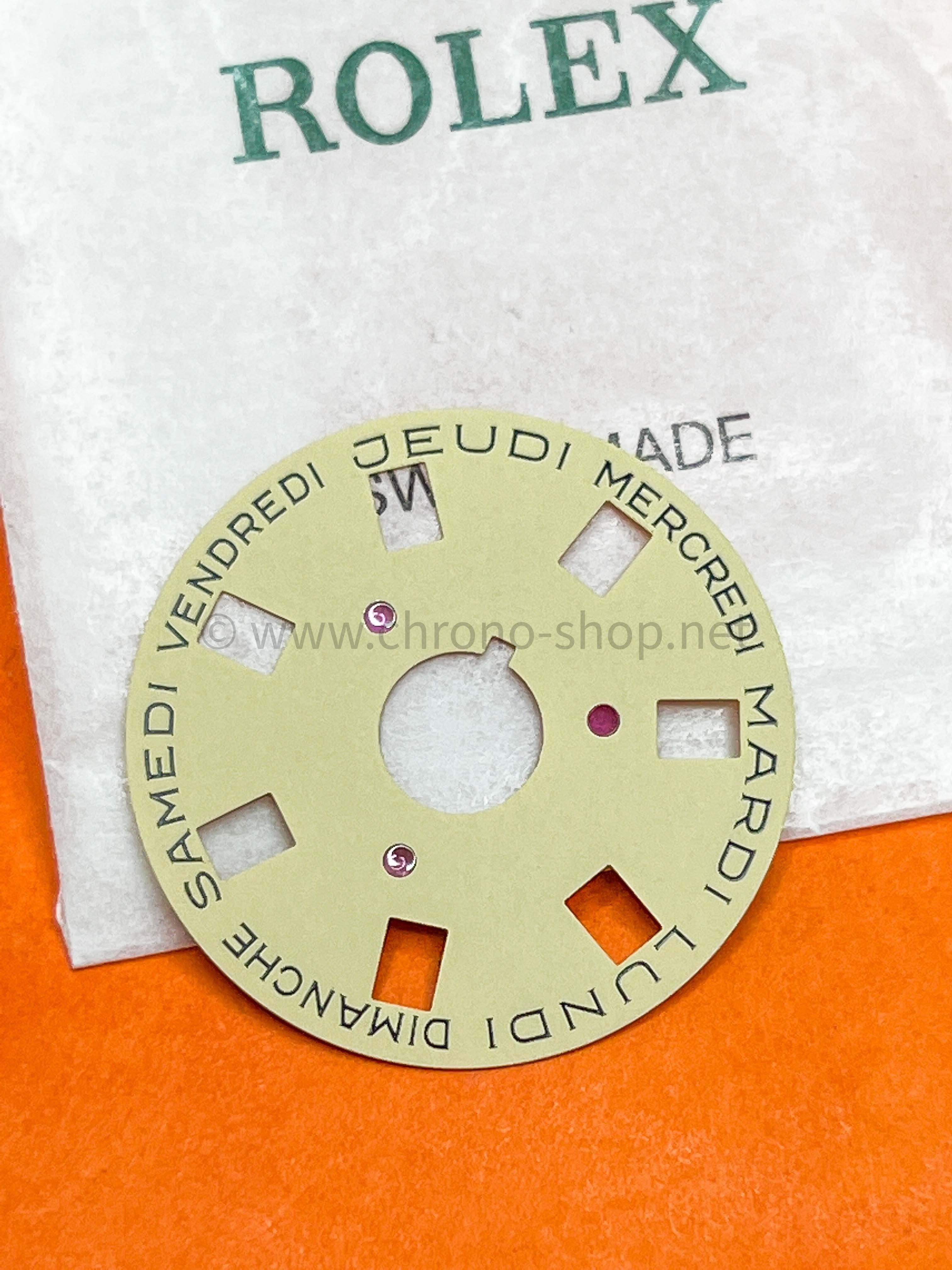 Rolex Rare Genuine French Champagne, Beige Days Disc 3055, 5055 Part ...