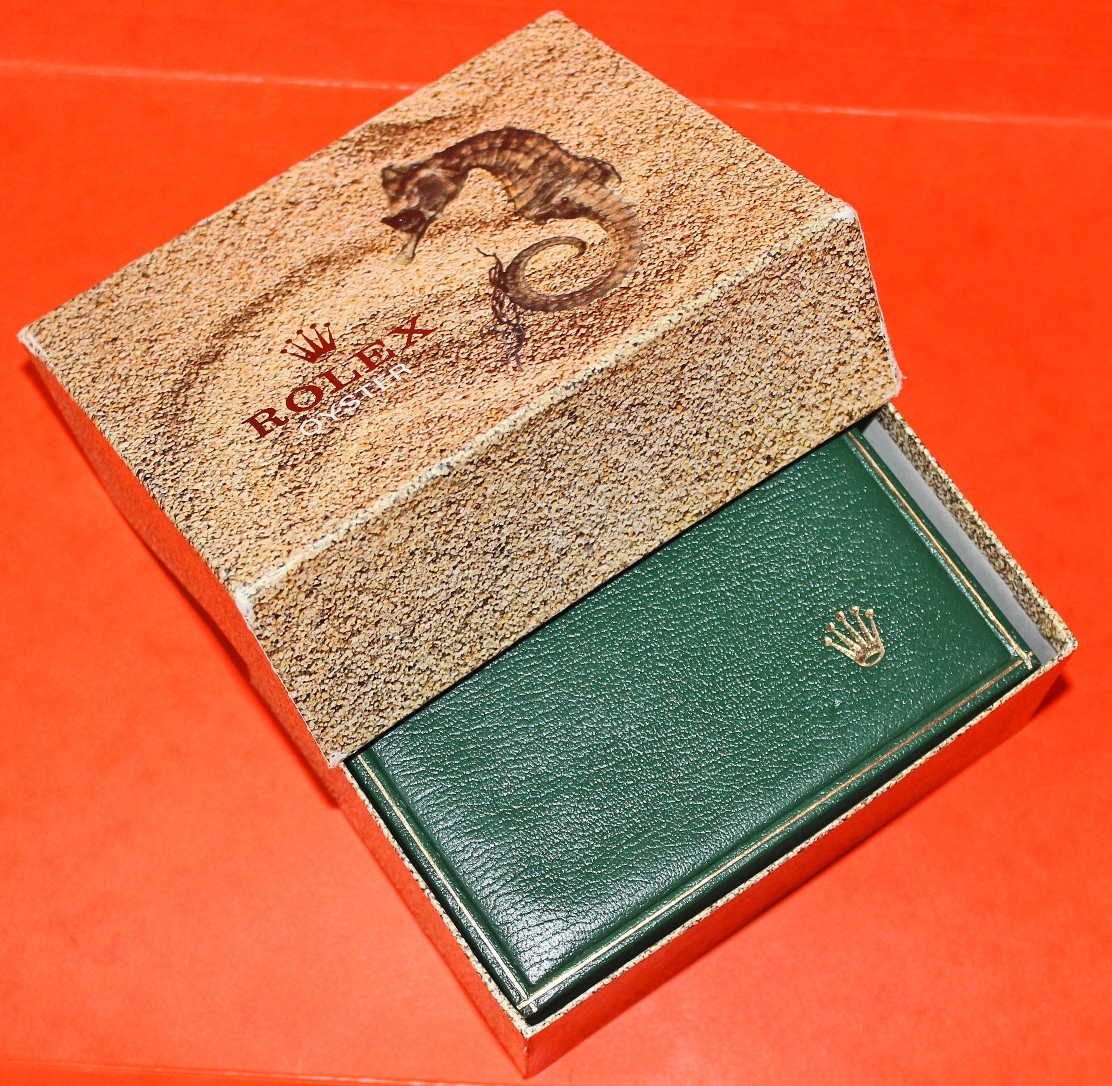 Rare AMAZING Vintage 70's Rolex Seahorse Slash Box & case 5513, 1680 ...