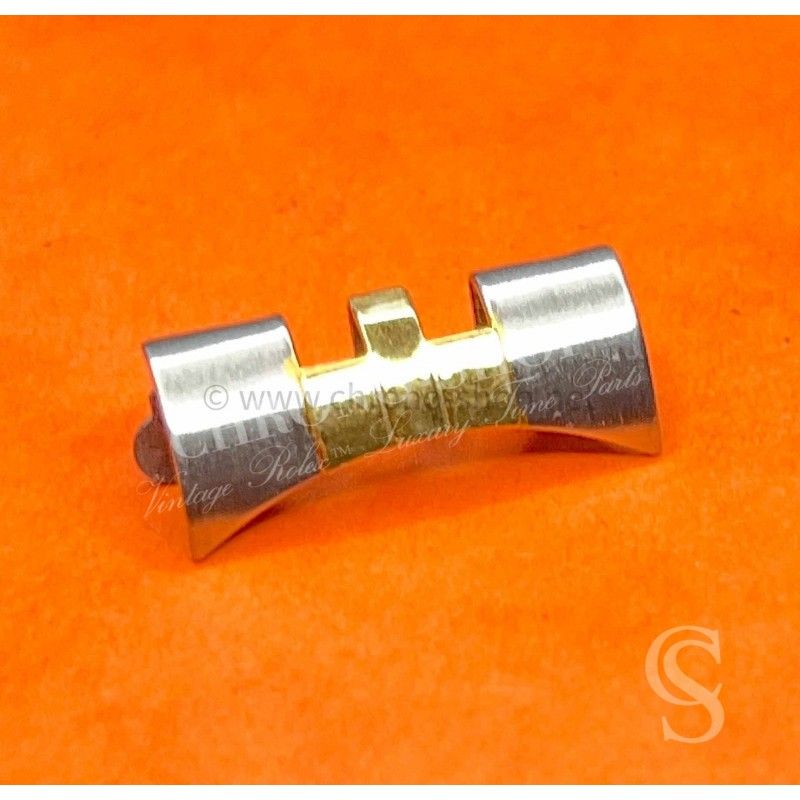 GENERIC 455B ENDLINK ROLEX TYPE SOLID YELLOW GOLD PLATED 20MM HEAVY ...