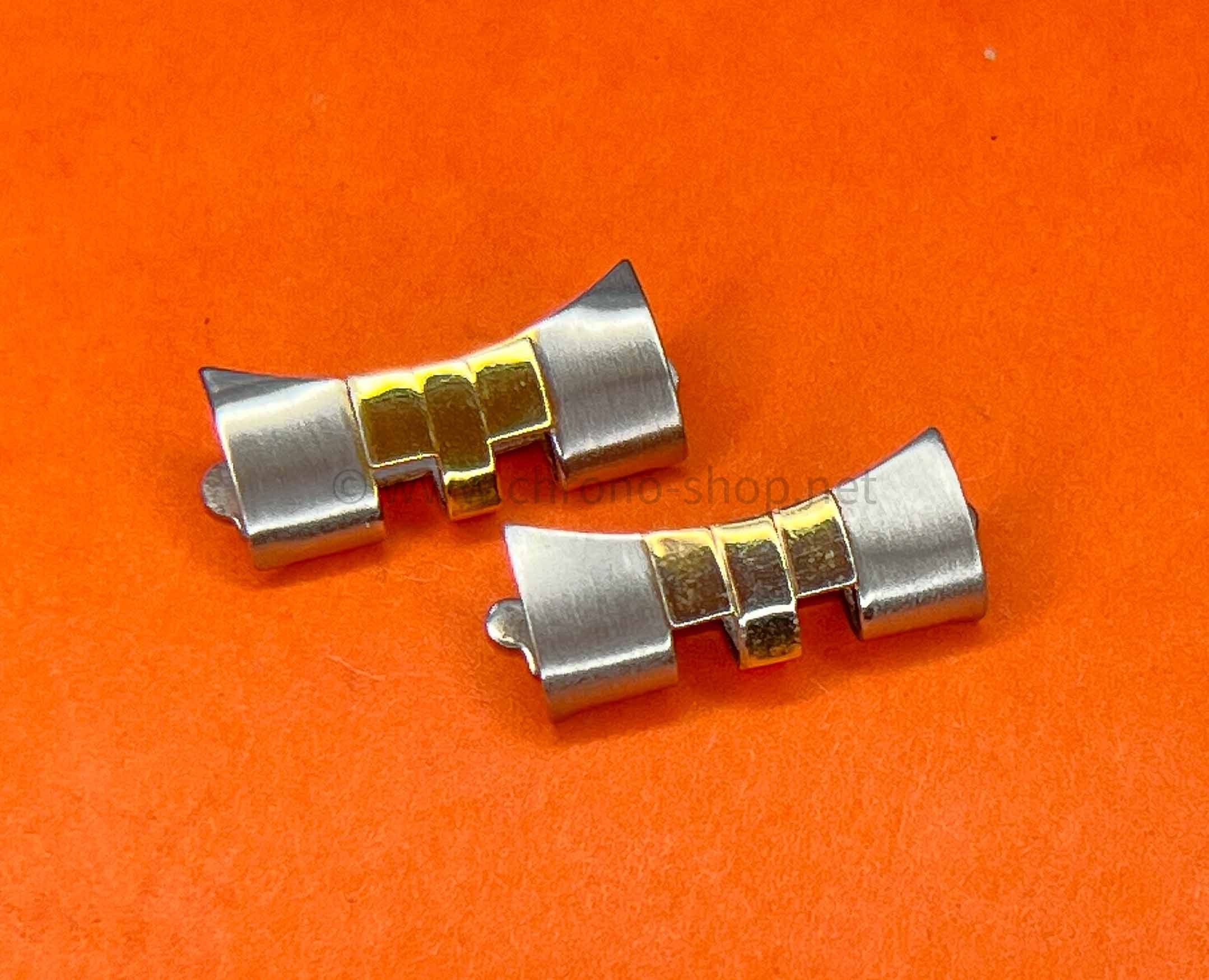 ROLEX FIXAGES BRACELET ENDLINKS 455B JUBILEE OR ACIER 20mm embouts ...