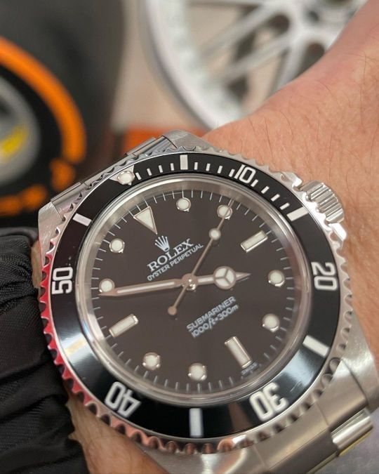 ROLEX SUBMARINER WATCH PART 14060,14060M SUPERLUMINOVA NEW HANDSET cal ...