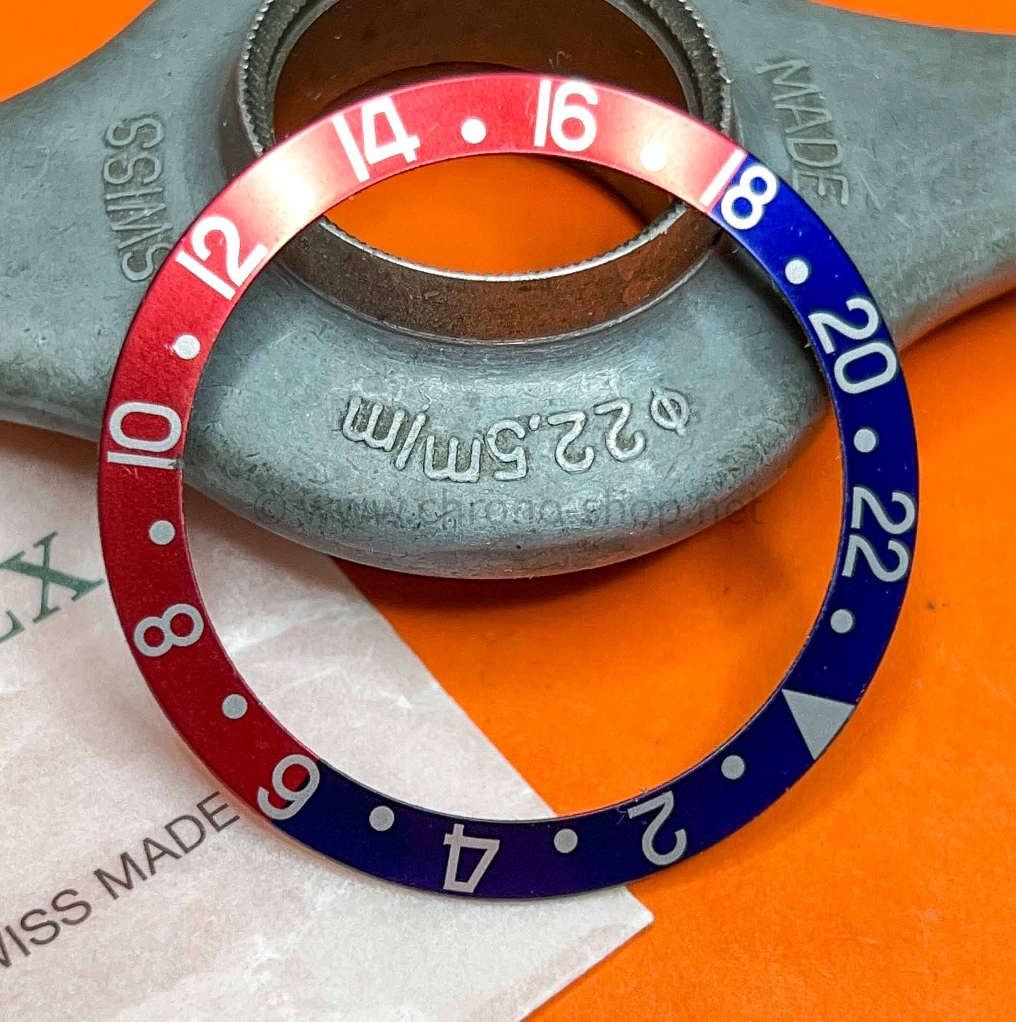 RolexGenuine Vintage GMT Master Blue Back Pepsi Inlay Faded Bezel Fat ...