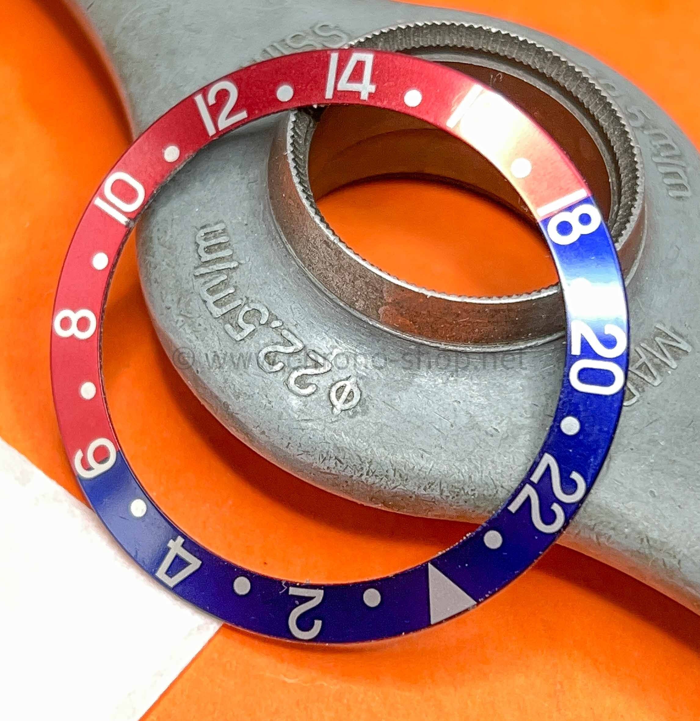 RolexGenuine Vintage GMT Master Blue Back Pepsi Inlay Faded Bezel Fat ...