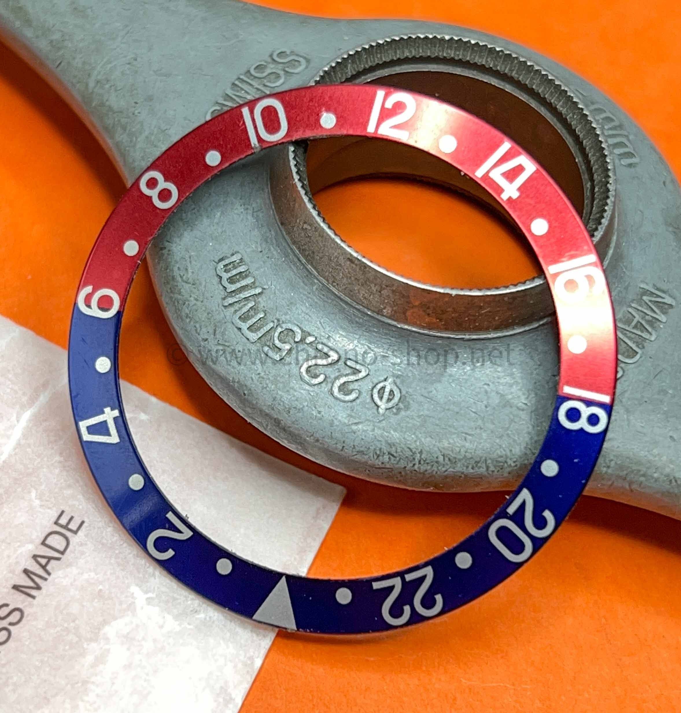 RolexGenuine Vintage GMT Master Blue Back Pepsi Inlay Faded Bezel Fat ...