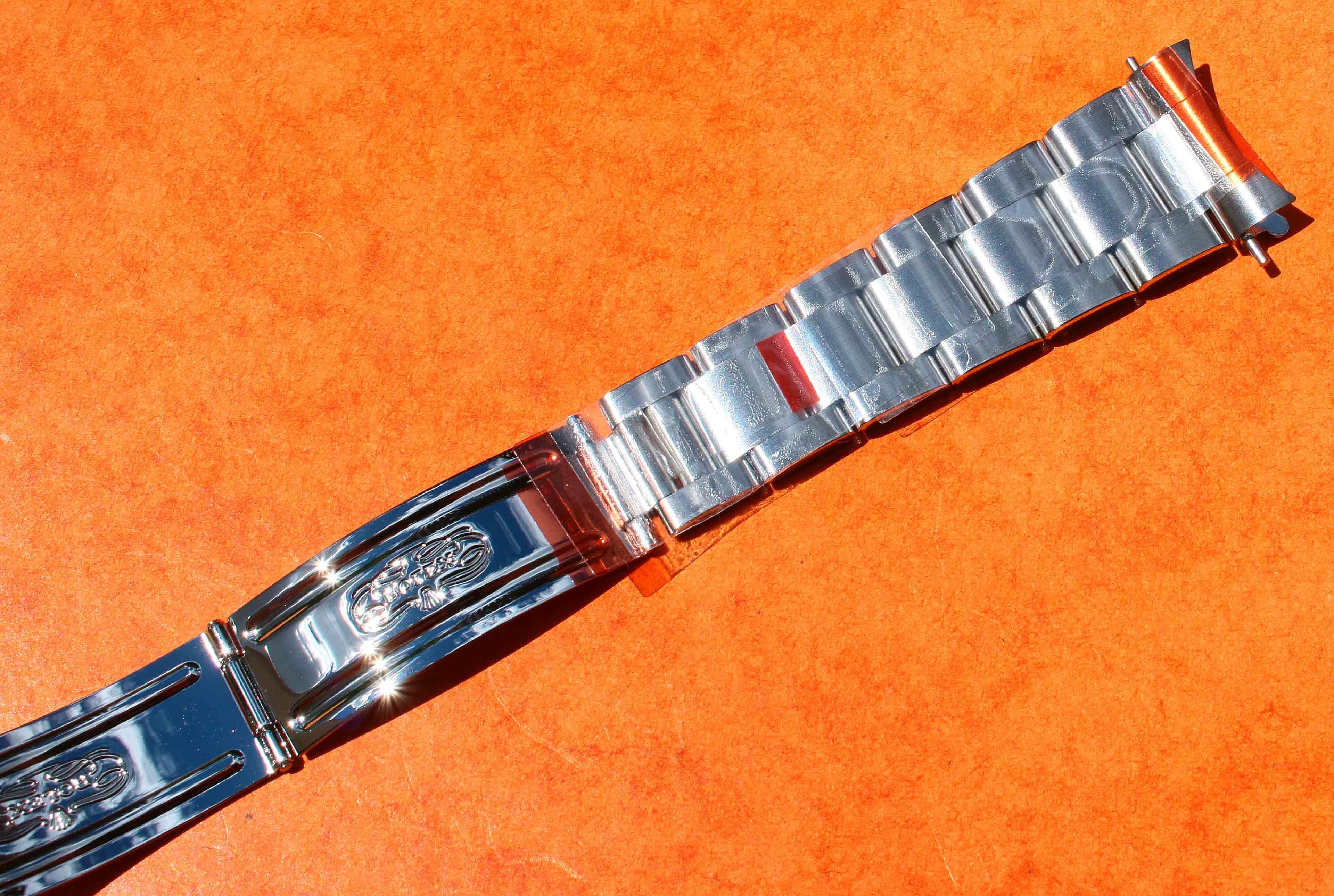 ROLEX NEW WATCH OYSTER BRACELET 78360 / 580, 20mm DATEJUST, GMT MASTER ...