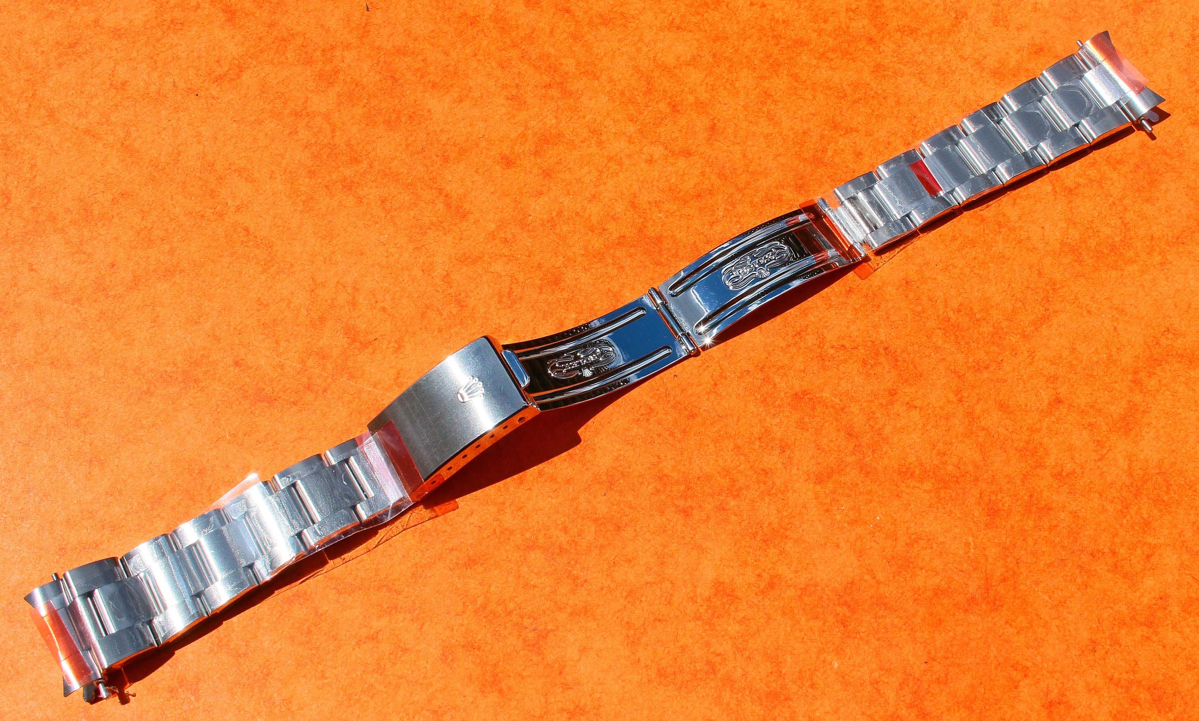 ROLEX NEW WATCH OYSTER BRACELET 78360 / 580, 20mm DATEJUST, GMT MASTER ...