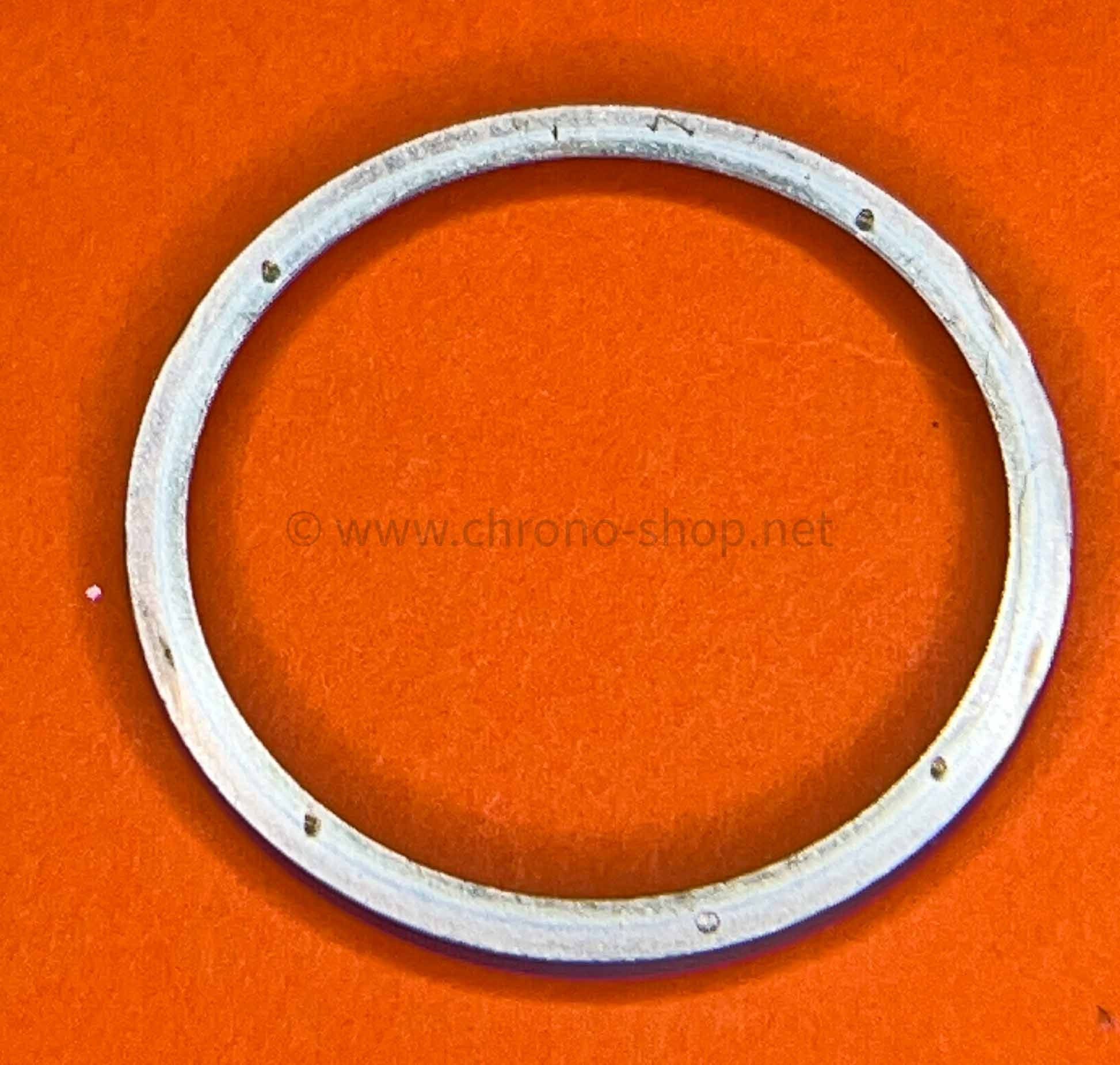 VINTAGE WATCH PARTS INNER BEZEL TACHYMETER DARK BLUE DISC GRADUATED Ø30mm