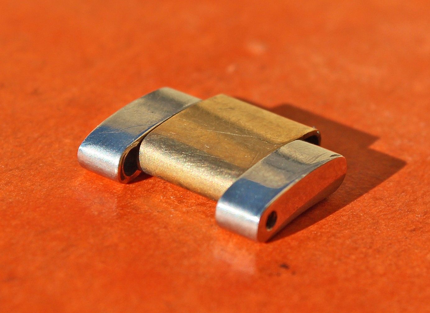 1 Rolex 78353 Oyster Gold 18K & Steel Link 14mm fits on 17/19mm ...