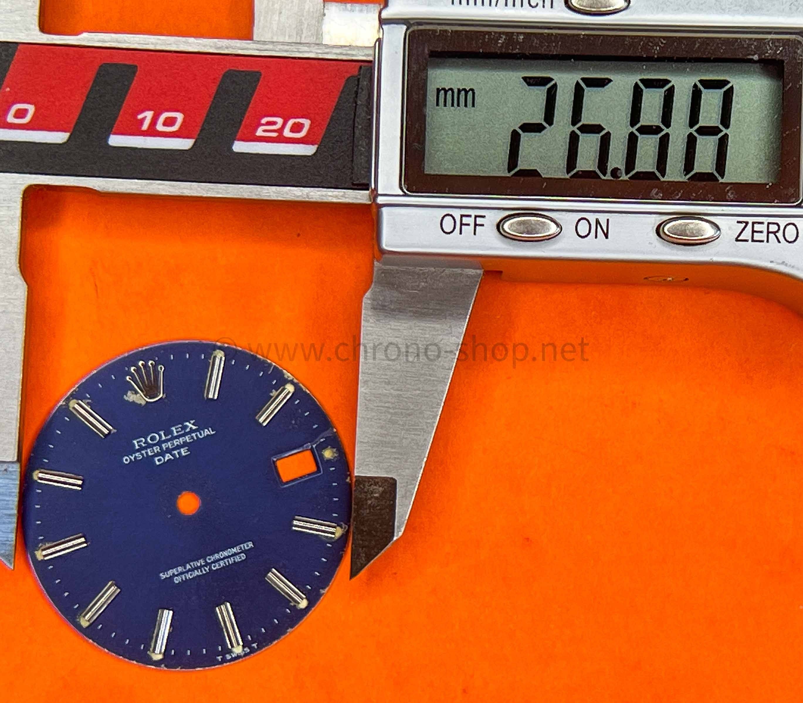 ROLEX BLUE COLOR WATCH DIAL OYSTER PERPETUAL DATE ref 1500, 1501, 1503 ...