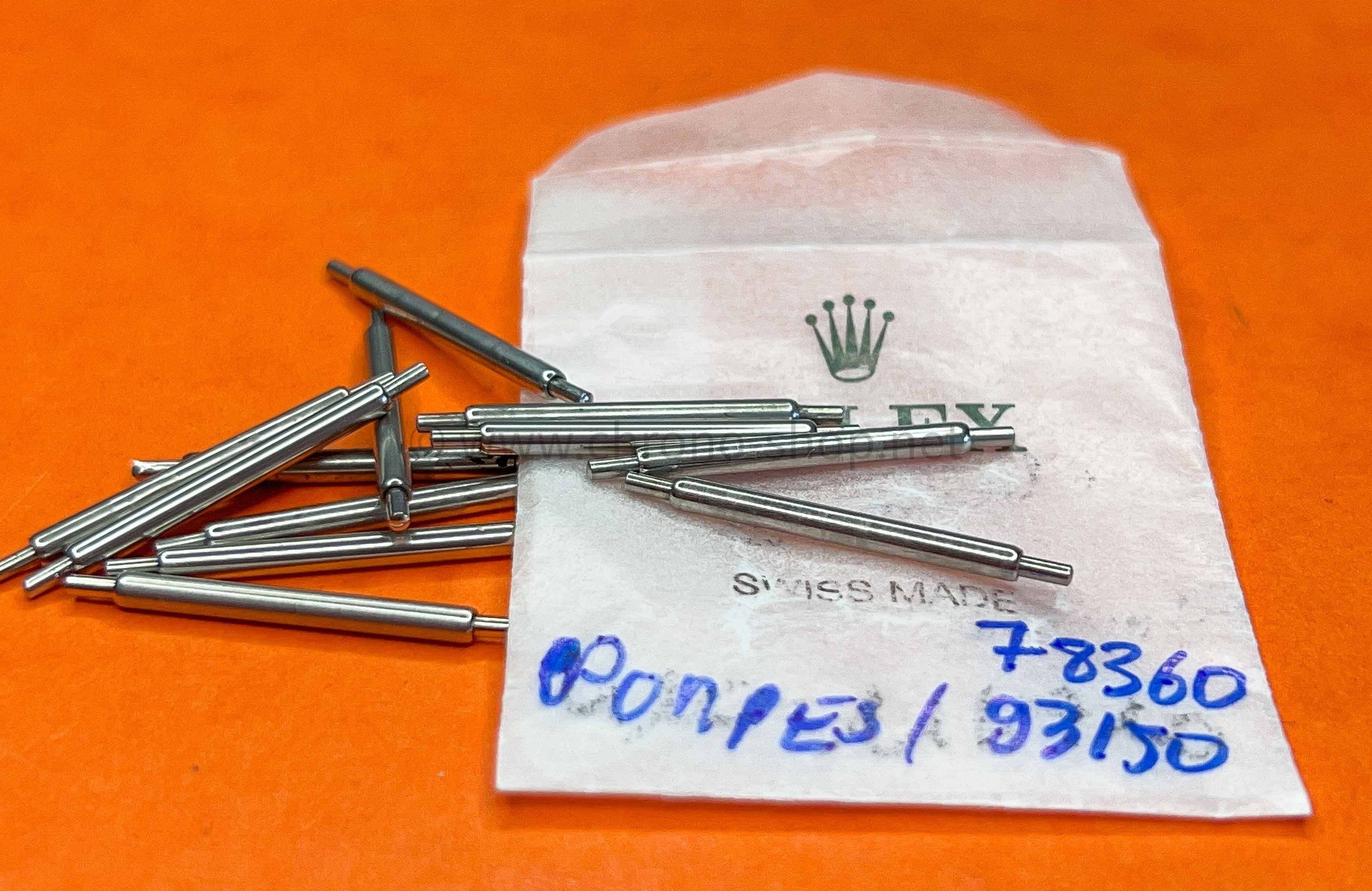 Rolex Original Watch spares Lot 12 x Ssteel strong Spring Bars 20mm ...