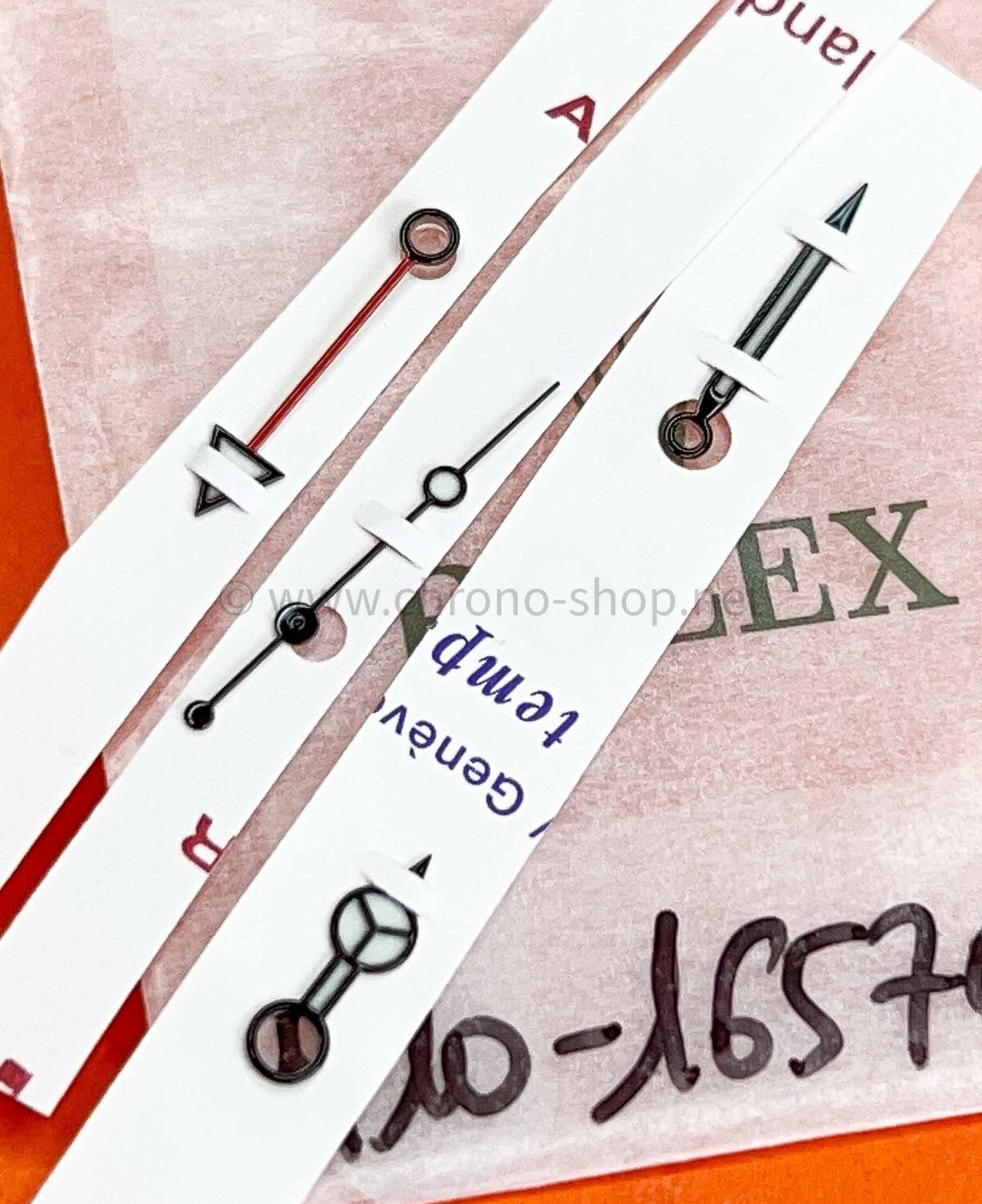 ROLEX NEW ORIGINAL LUMINOVA BLACK COLOR HANDSET EXPLORER II 16570 ...