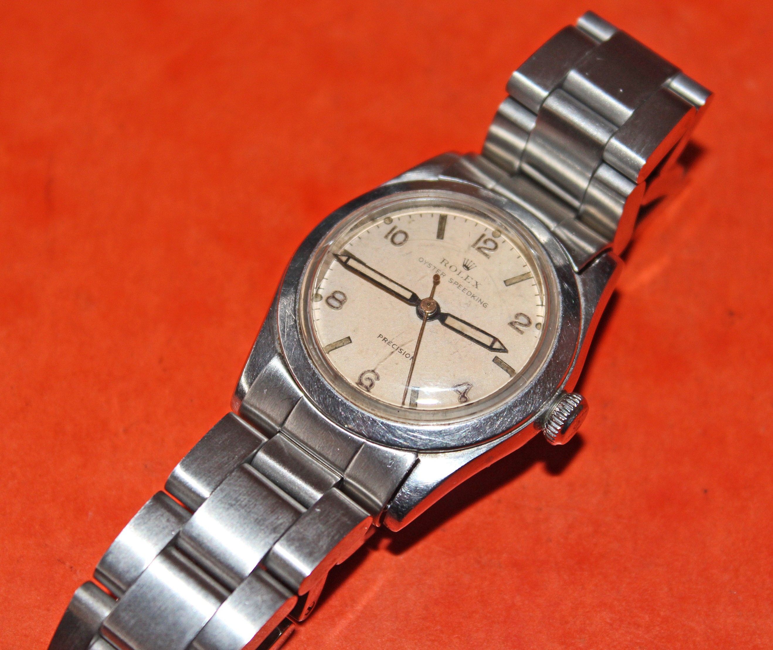 1958 ROLEX OYSTER SPEEDKING PRECISION 17 RUBIS SUPERBALANCE 2 ...