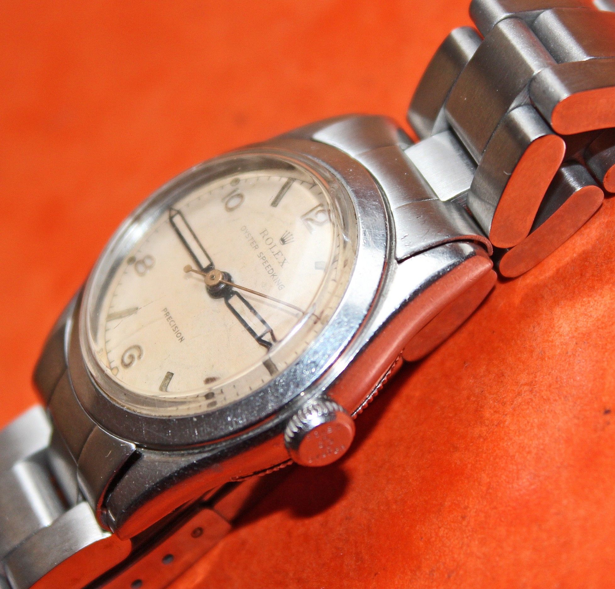 1958 ROLEX OYSTER SPEEDKING PRECISION 17 JEWELS SUPERBALANCE 2 ...