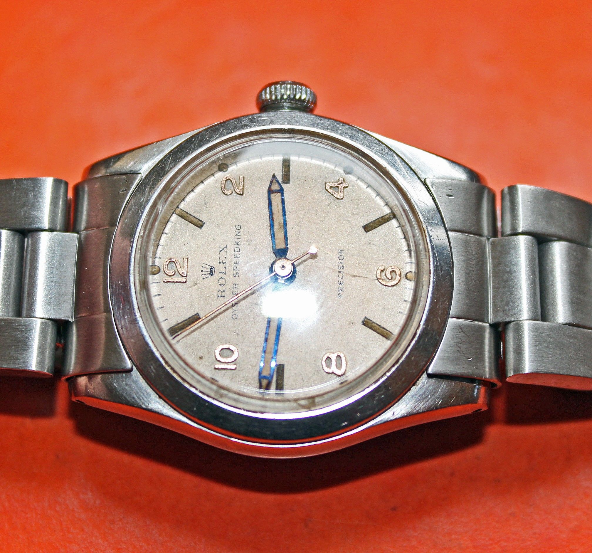 1958 ROLEX OYSTER SPEEDKING PRECISION 17 RUBIS SUPERBALANCE 2 ...