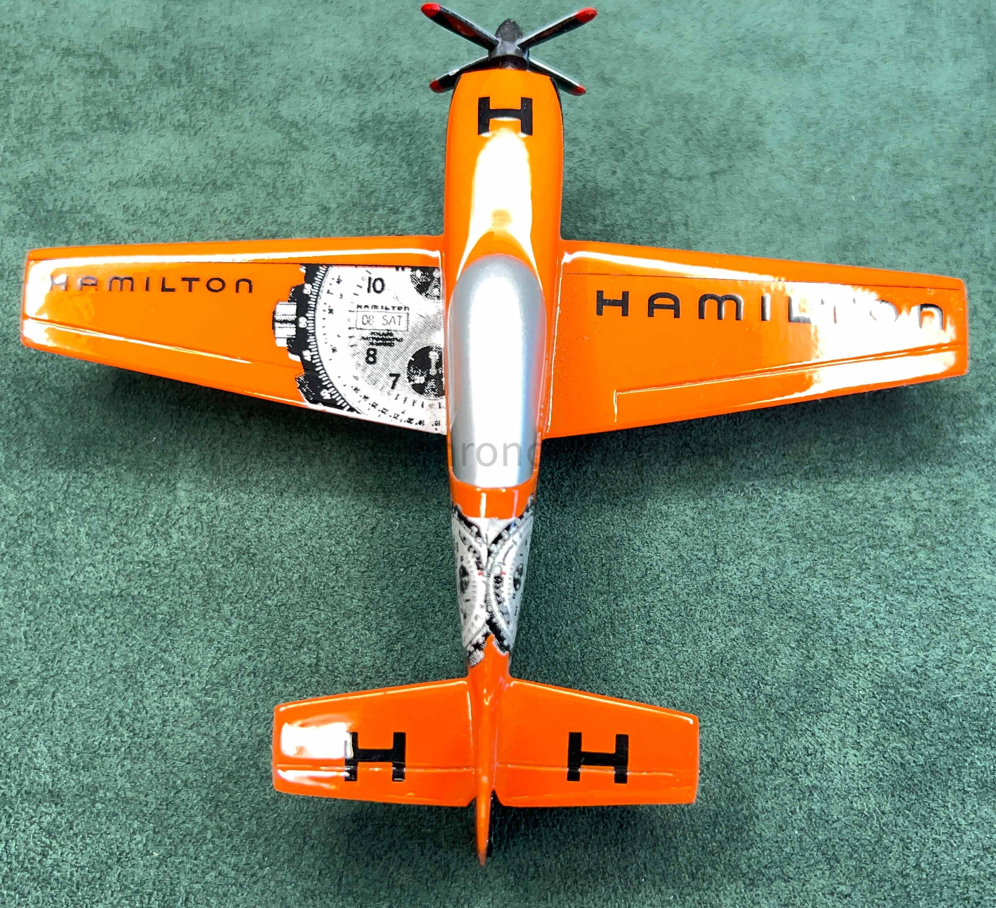 Hamilton Petit avion orange collection maquette résine de montres Khaki ...
