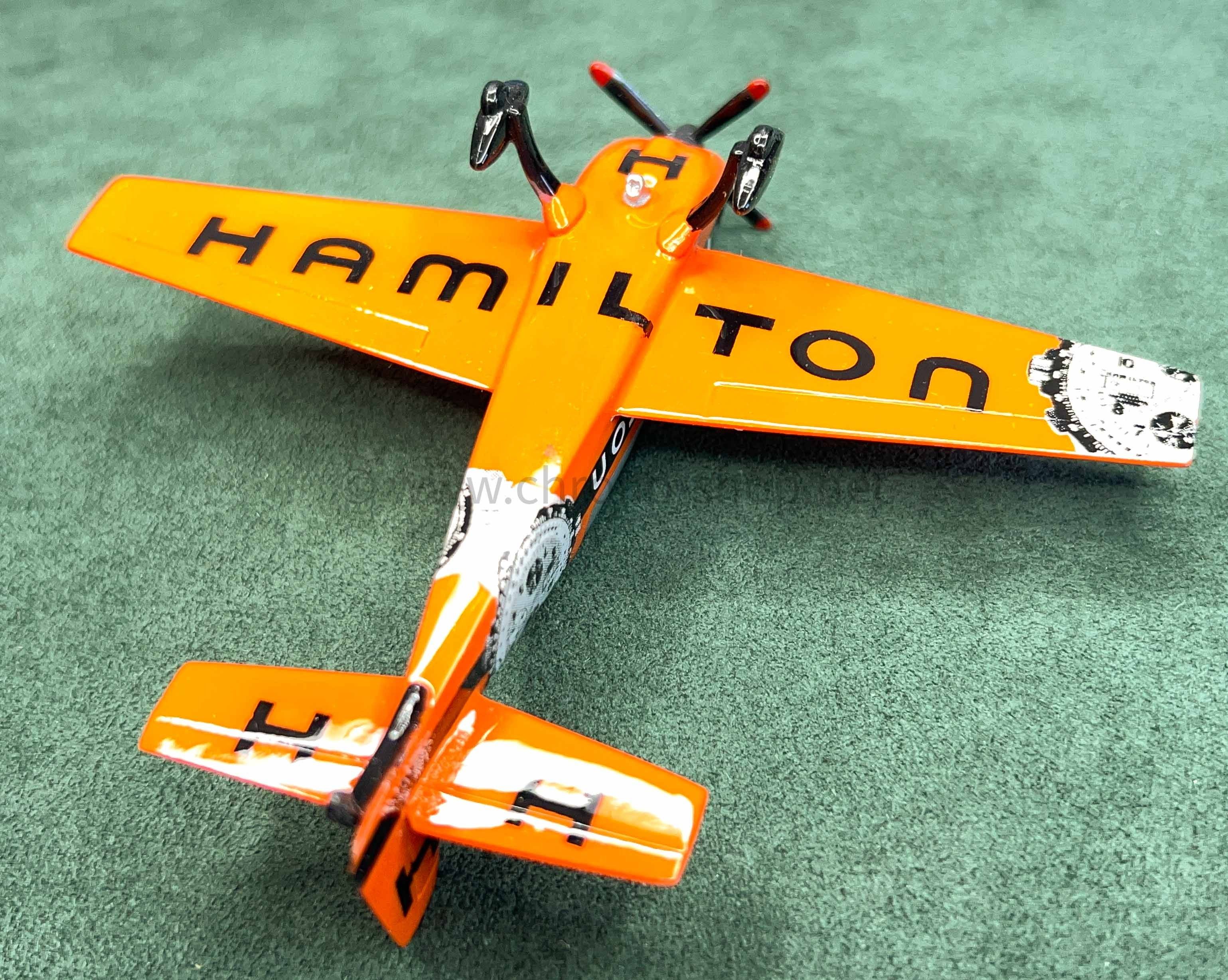 Hamilton Petit avion orange collection maquette résine de montres Khaki ...
