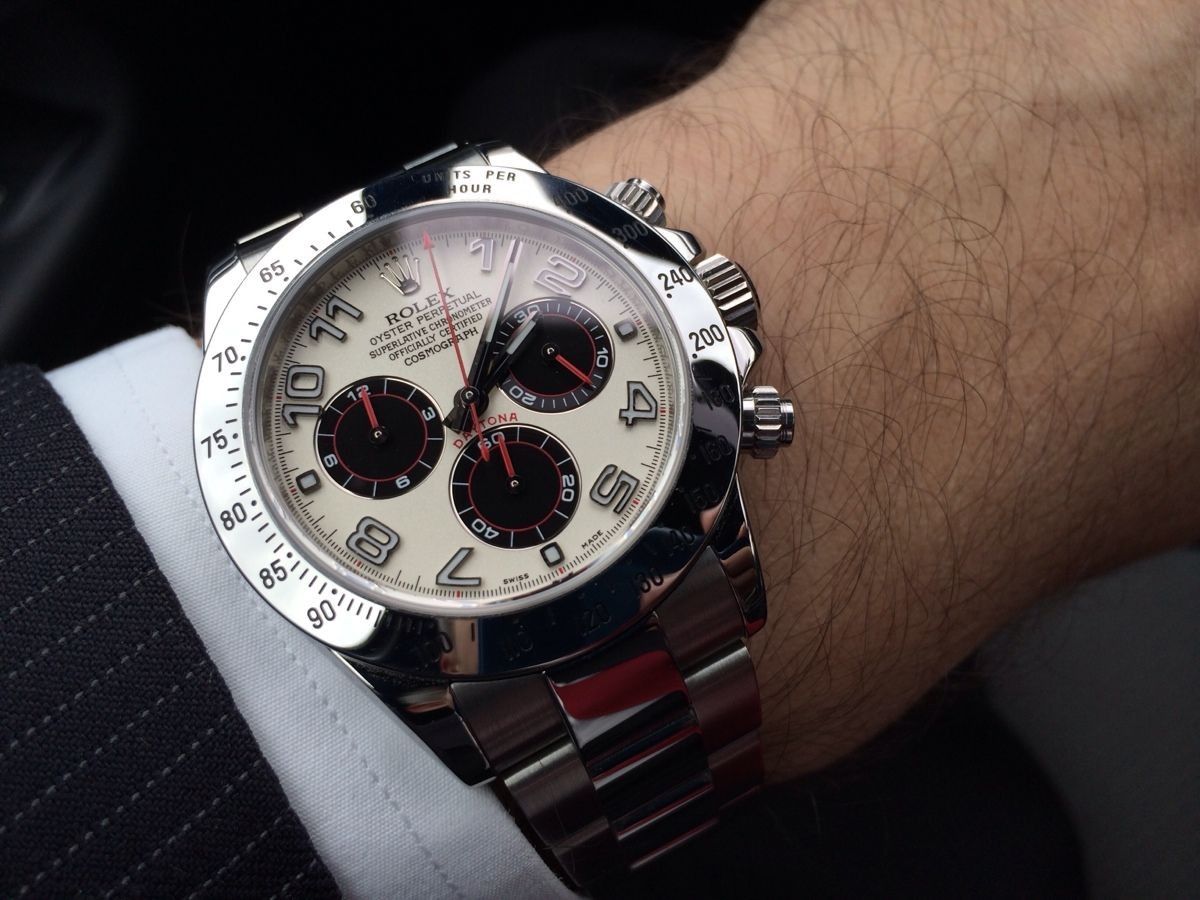 Rolex jeu 2 x Aiguilles Rouge RACING montres Rolex Cosmograph Daytona ...