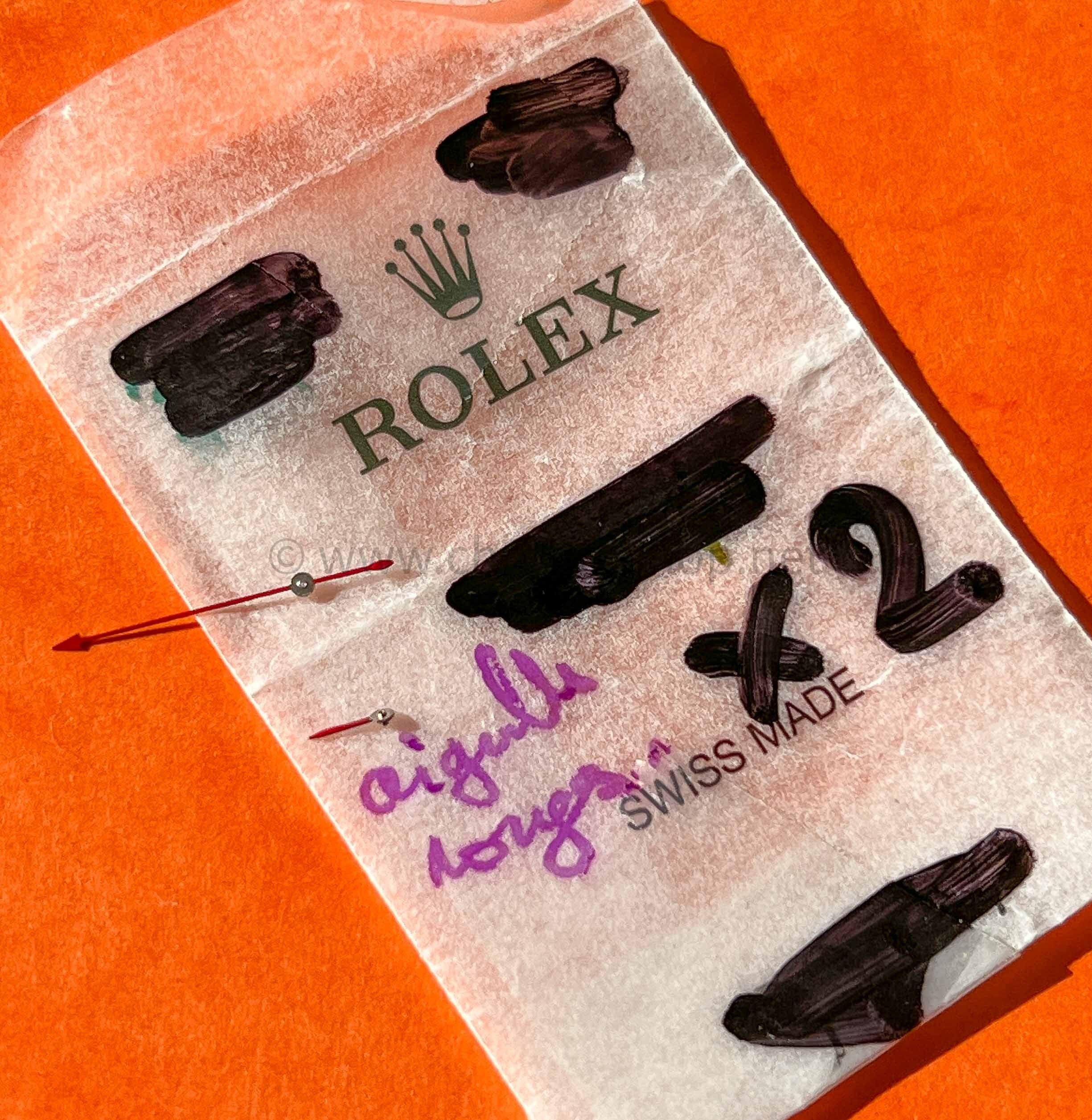 ROLEX Rare Red handset Subdial Chronograph White Gold DAYTONA watches ...