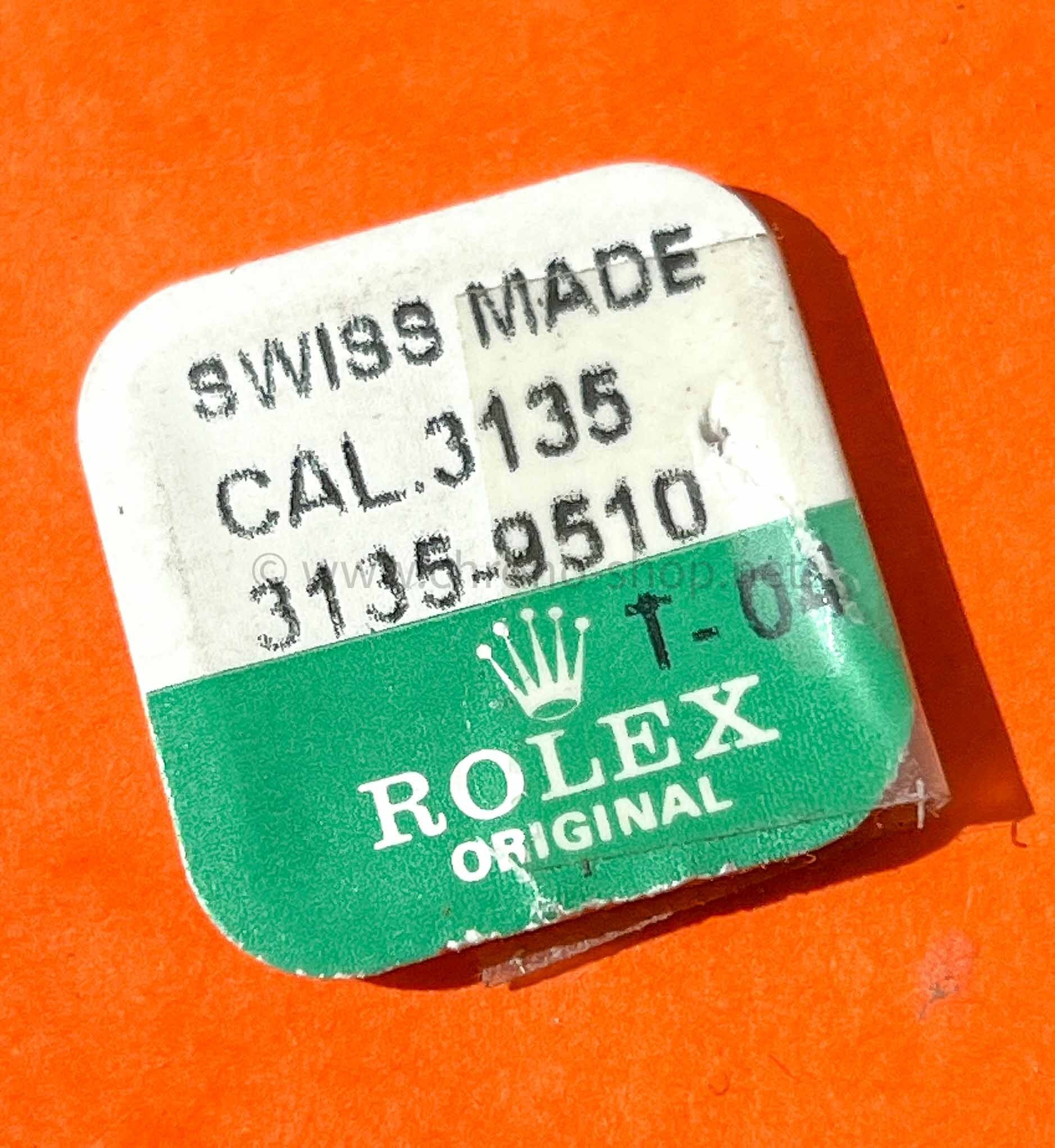 Rolex fourniture Pierres d'appui de roue entraineuse de rochet Ref 3135-9510