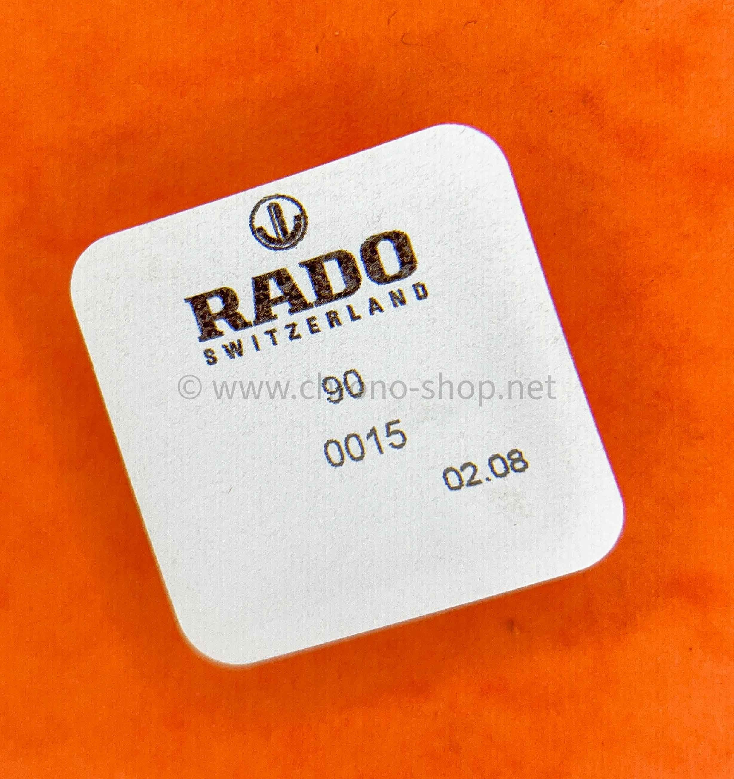 Rado Yellow gold watch crown winder and crystal gaskets genuine ...