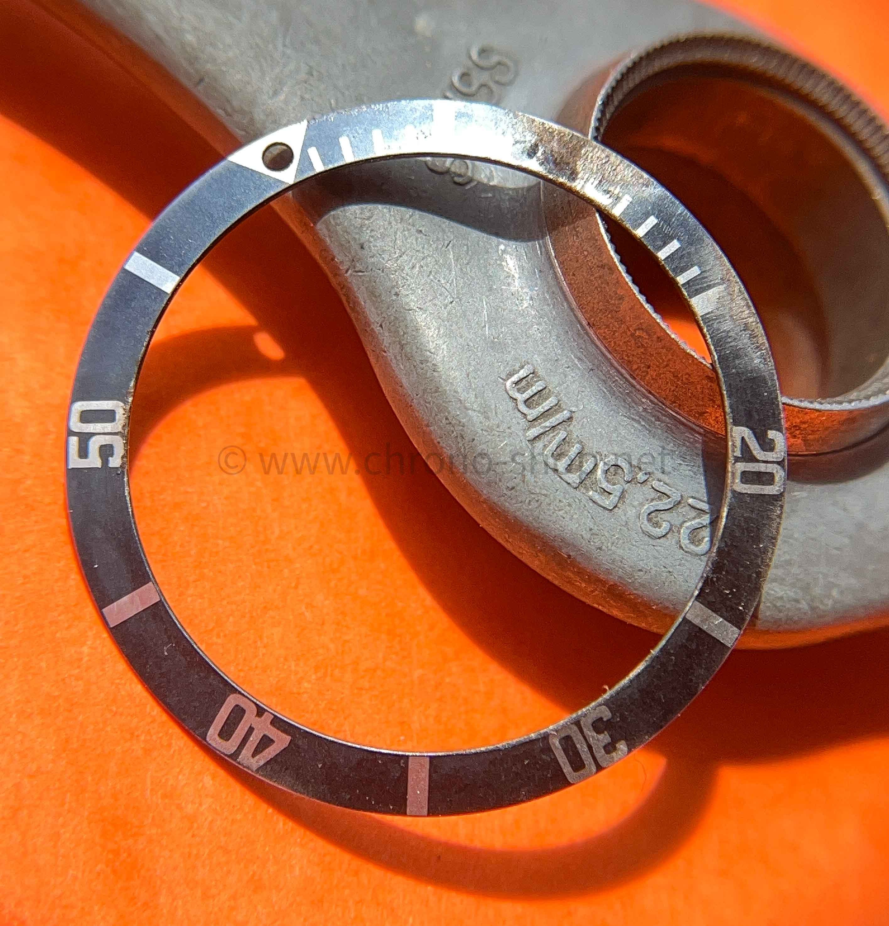 Rolex faded Fat Font Kissing four Mk II bezel insert Submariner 5513 ...