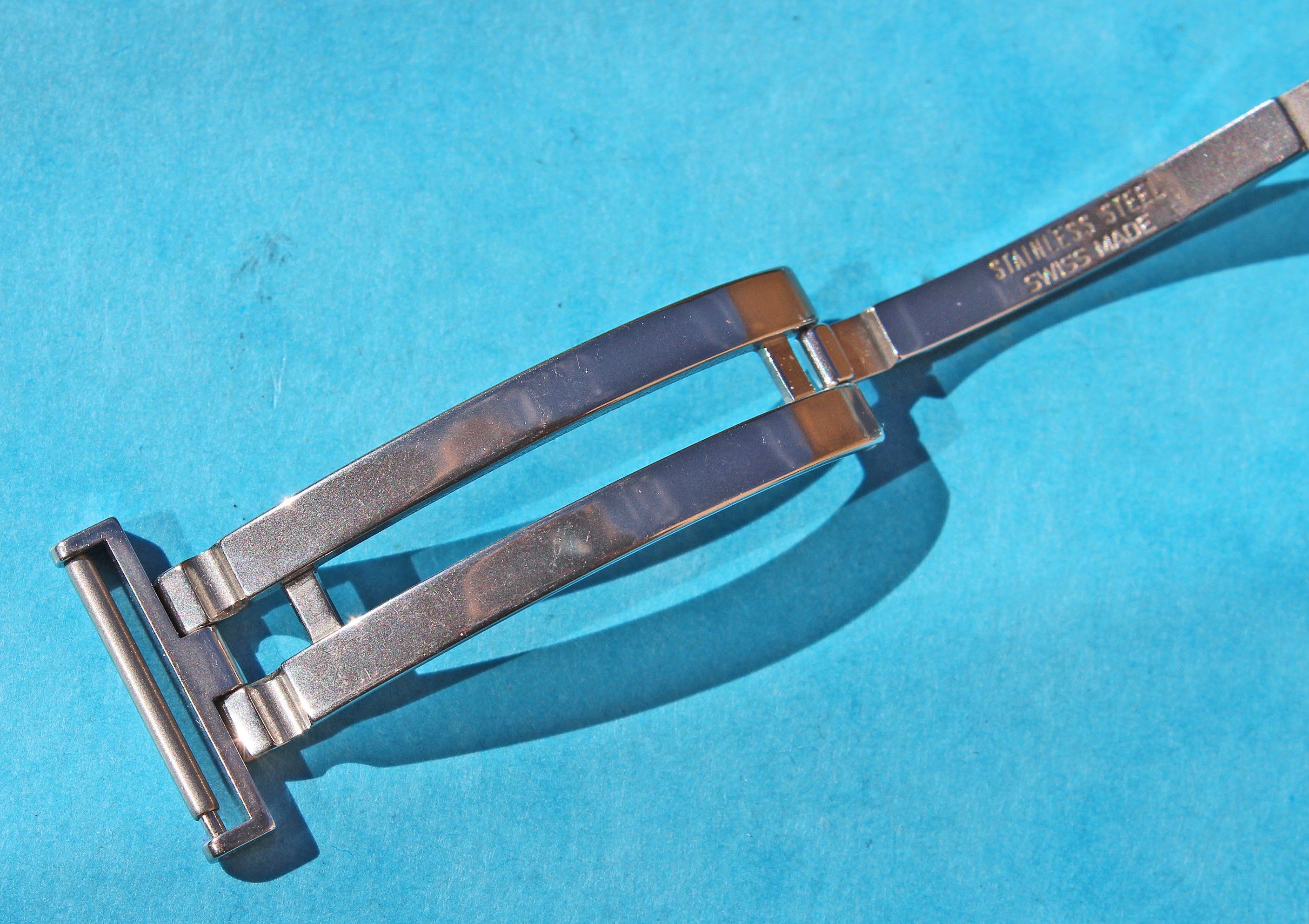 TUDOR Rare stainless steel deployment buckle clasp leather, rubber ...