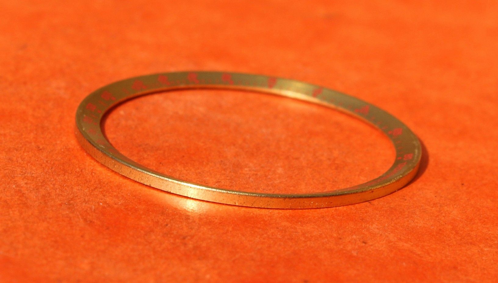 Rare 70's vintage Omega Speedmaster Mark II GOLD GILT color Tachymeter ...