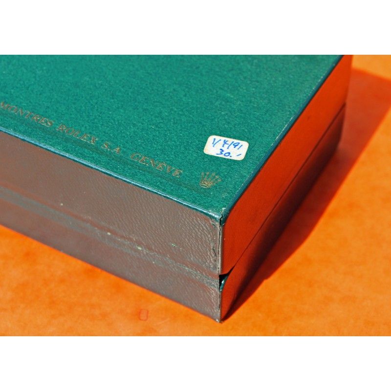 Rolex Green Leather Watch Box Storage Applied crown Rolex box 67.00.03 ...