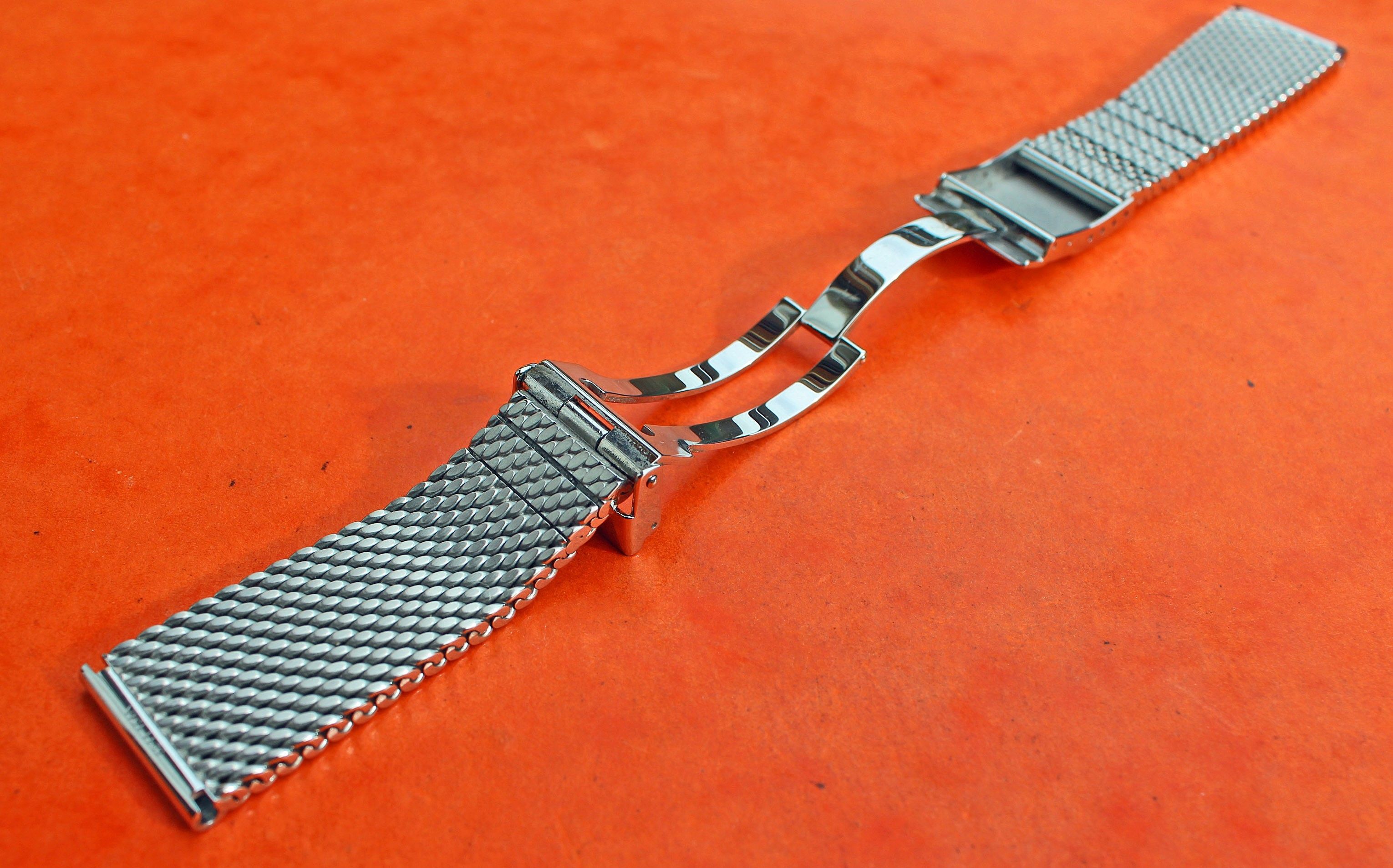 BREITLING BRACELET SSTEEL 22mm MESH - MILAN HIGHLY POLISHED NAVITIMER ...