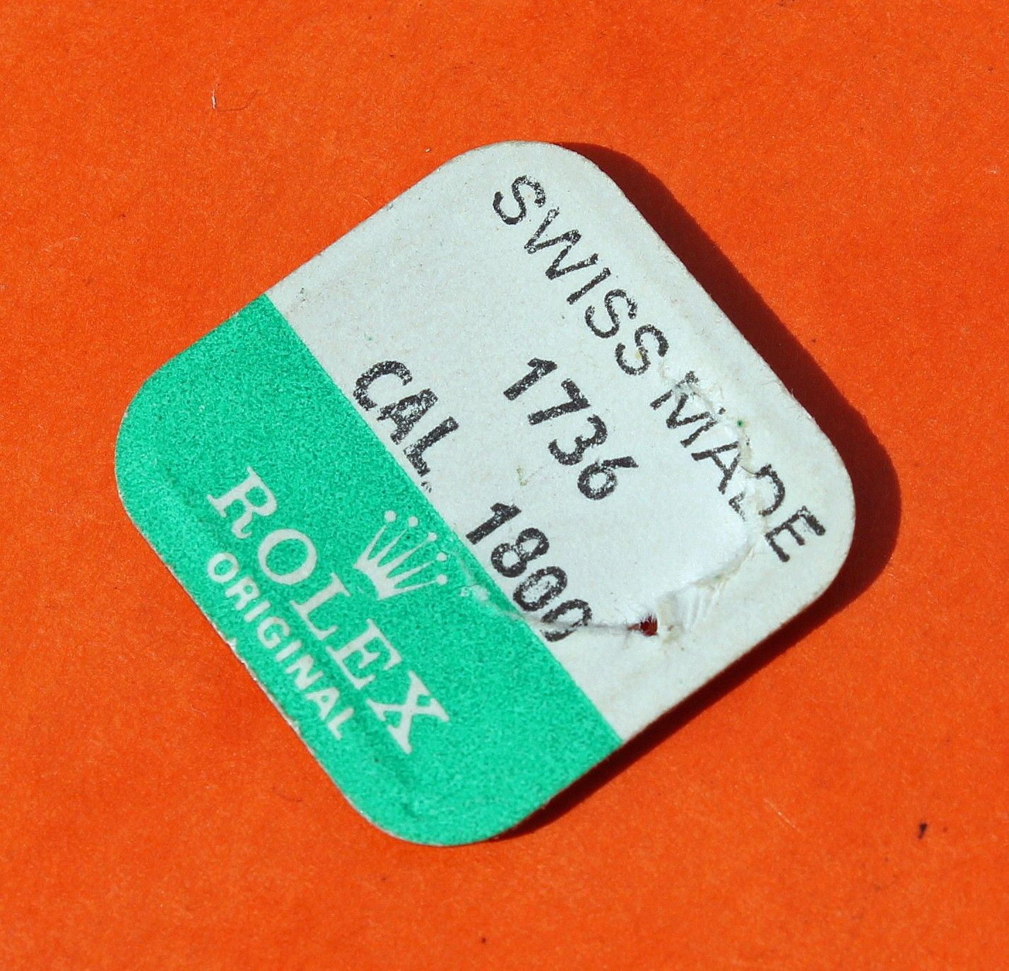 Rolex Cal. 1800 ref 1736 Winding Stem Factory, Original Rolex Watch ...