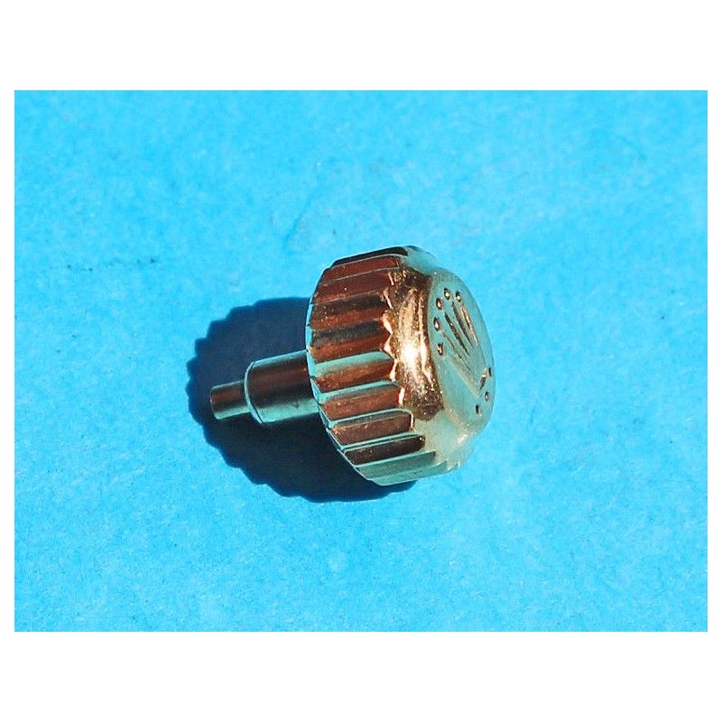 ROLEX original gold color crown triple lock 703 Watch Crown Part ...