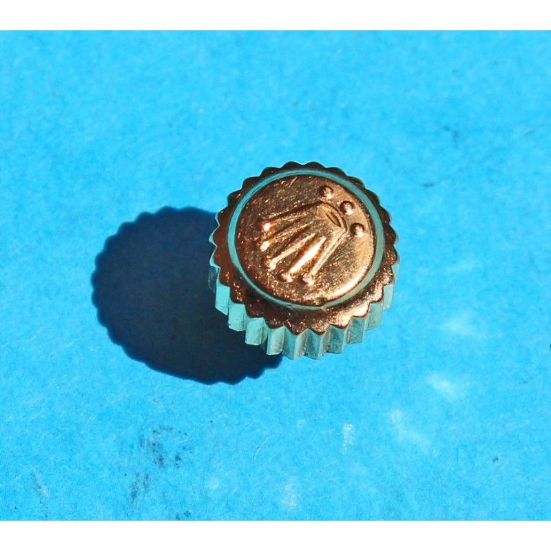 ROLEX original gold color crown triple lock 703 Watch Crown Part ...