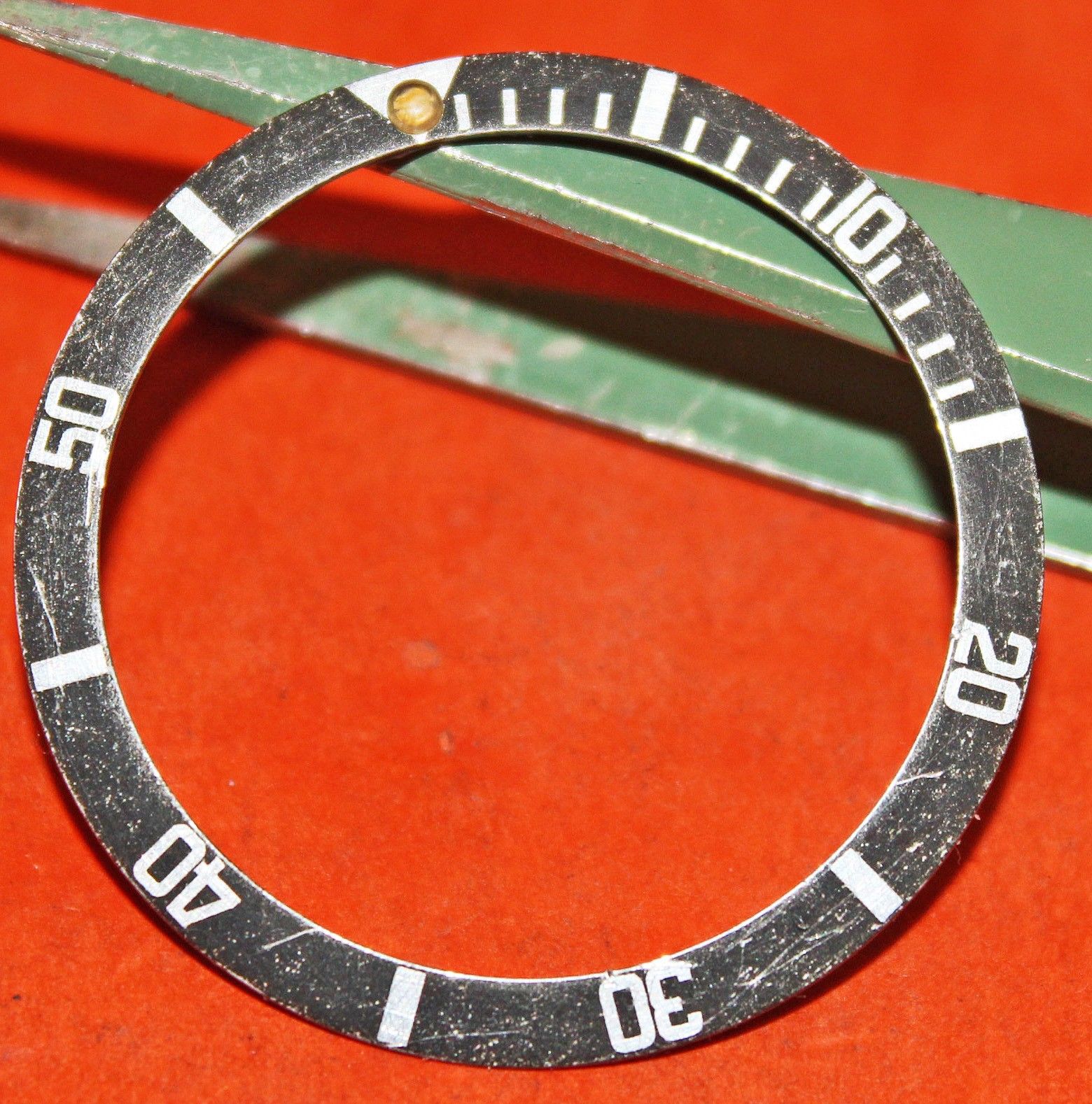 1972 ROLEX SCARFACE SUBMARINER 5513, 5512, 1680 BEZEL INSERT FADED FAT ...