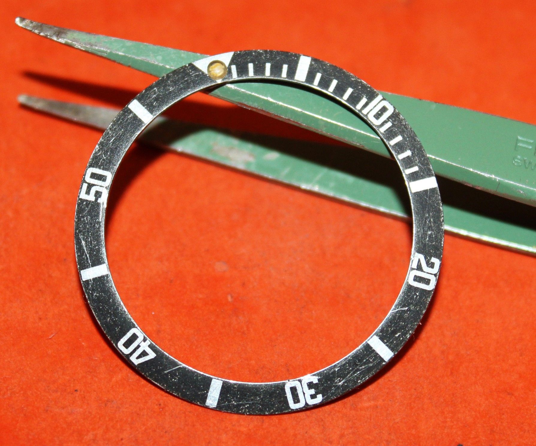 1972 ROLEX SCARFACE SUBMARINER 5513, 5512, 1680 BEZEL INSERT FADED FAT ...