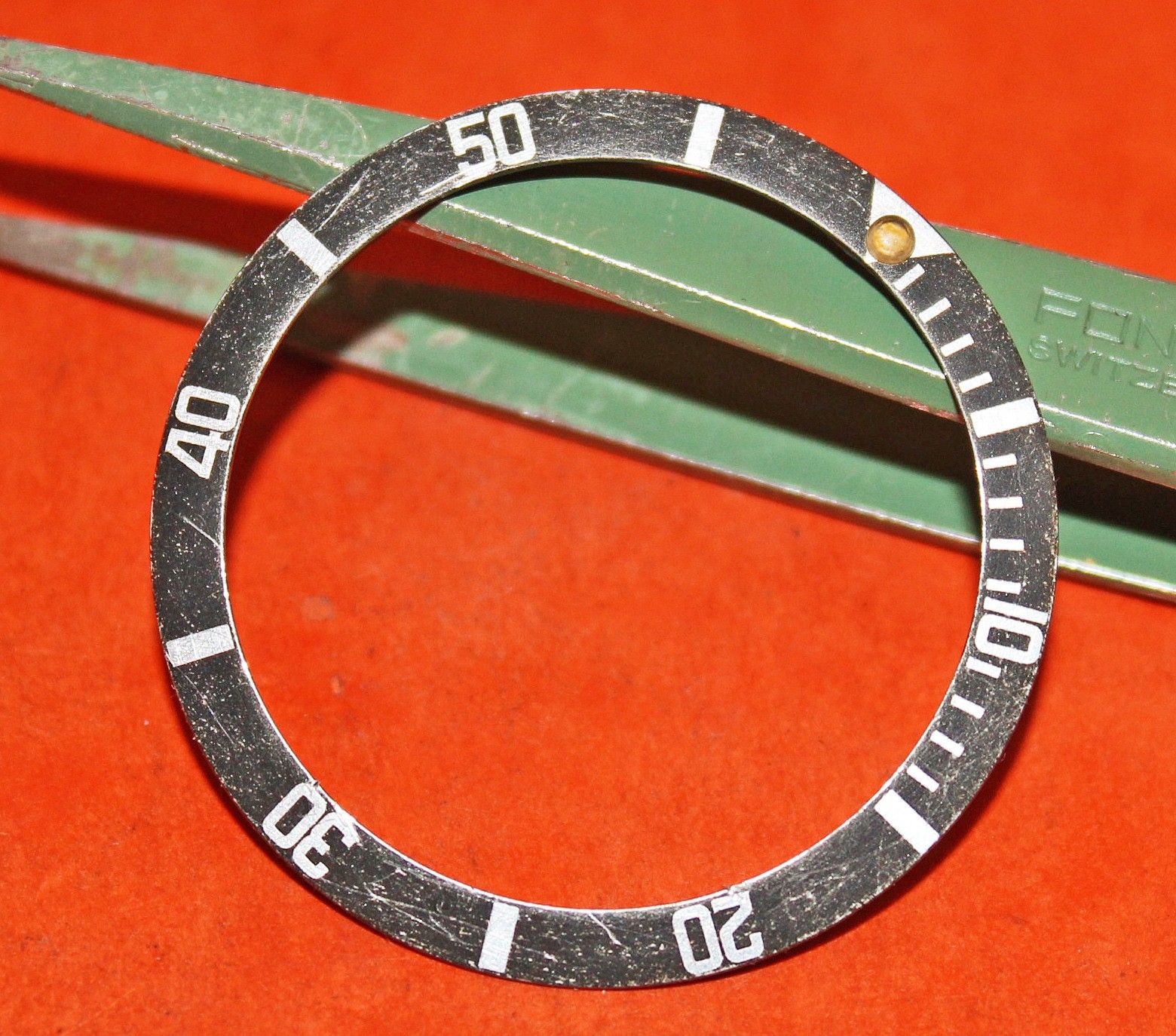 1972 ROLEX SCARFACE SUBMARINER 5513, 5512, 1680 BEZEL INSERT FADED FAT ...