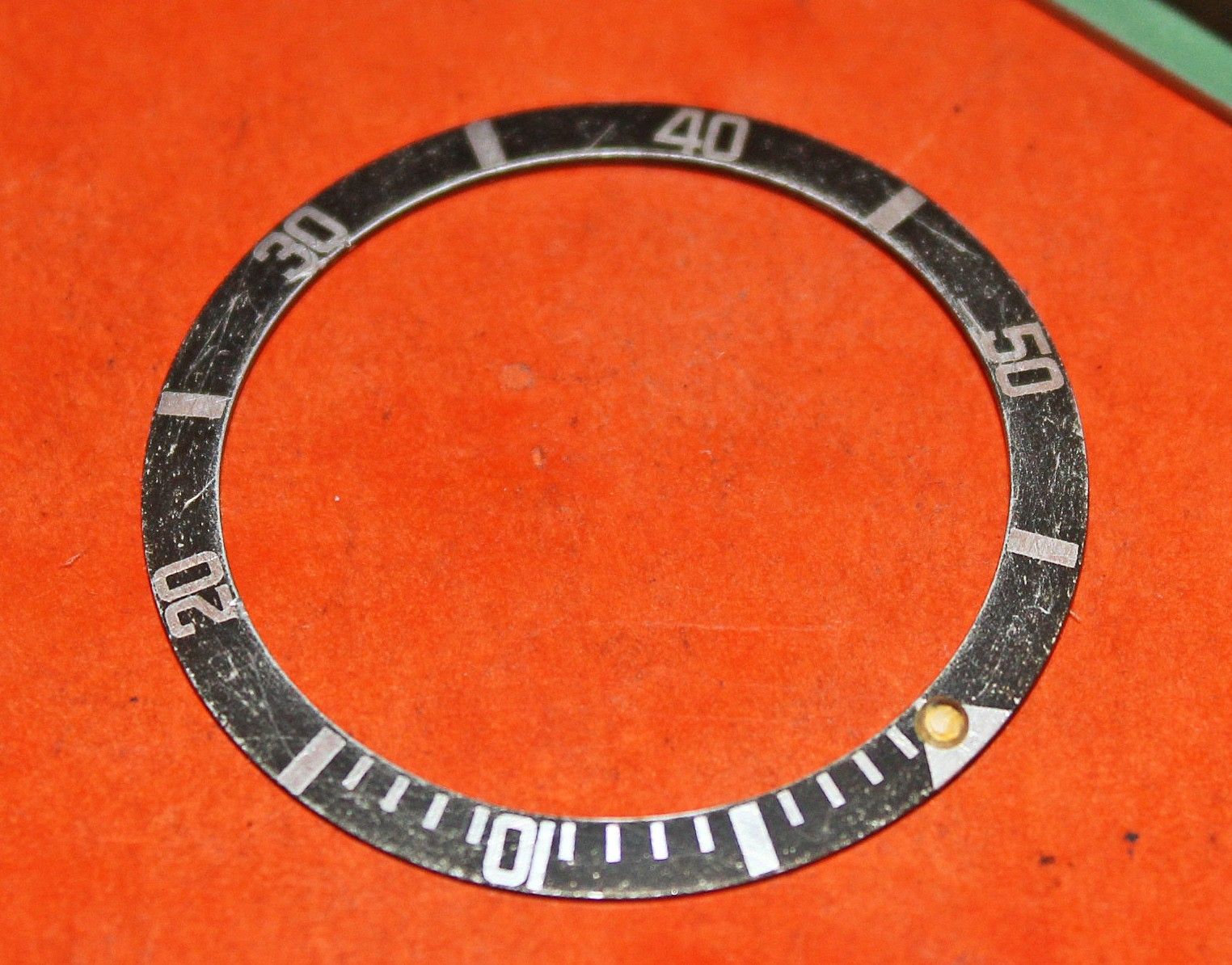 1972 ROLEX SCARFACE SUBMARINER 5513, 5512, 1680 BEZEL INSERT FADED FAT ...