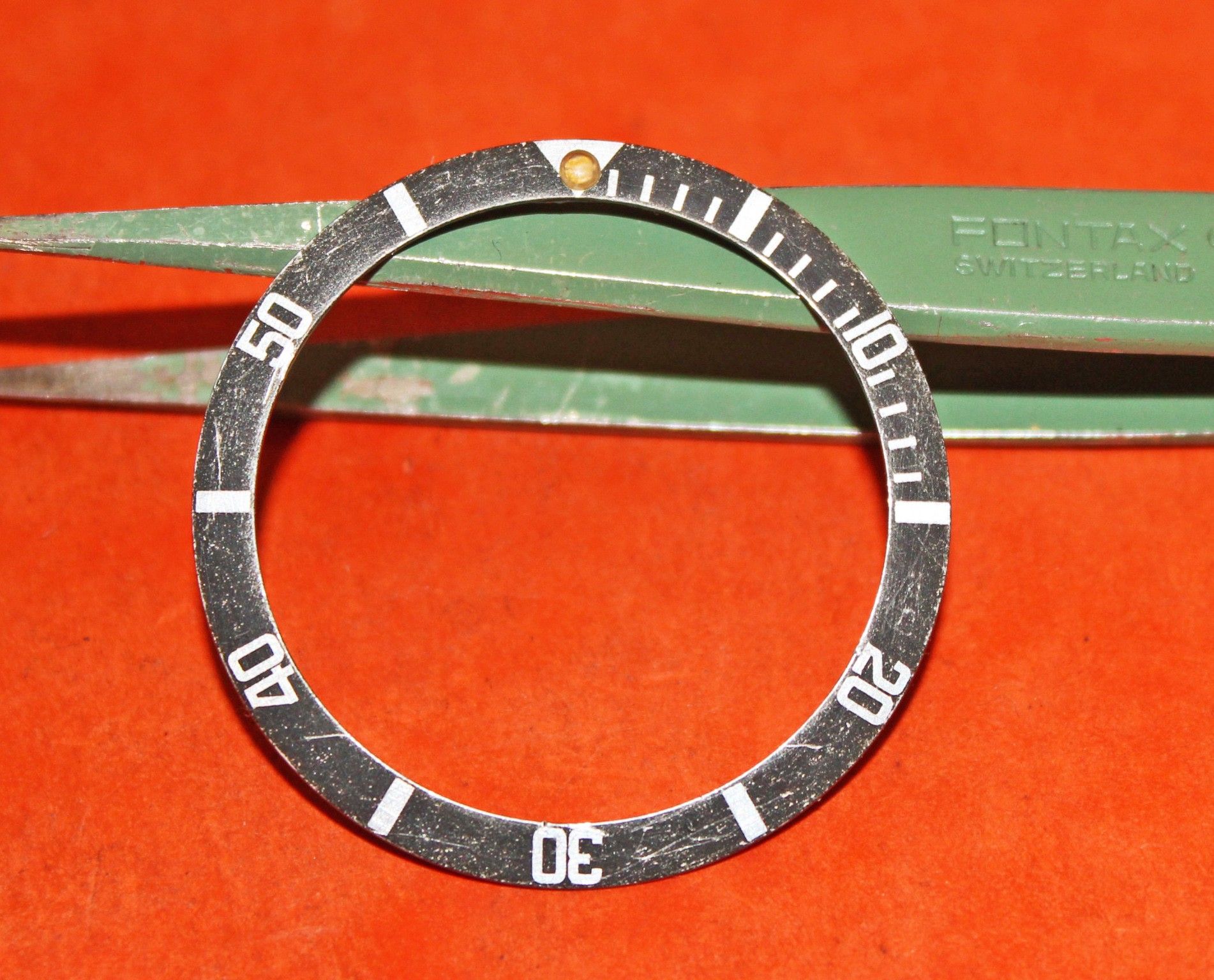 1972 ROLEX SCARFACE SUBMARINER 5513, 5512, 1680 BEZEL INSERT FADED FAT ...