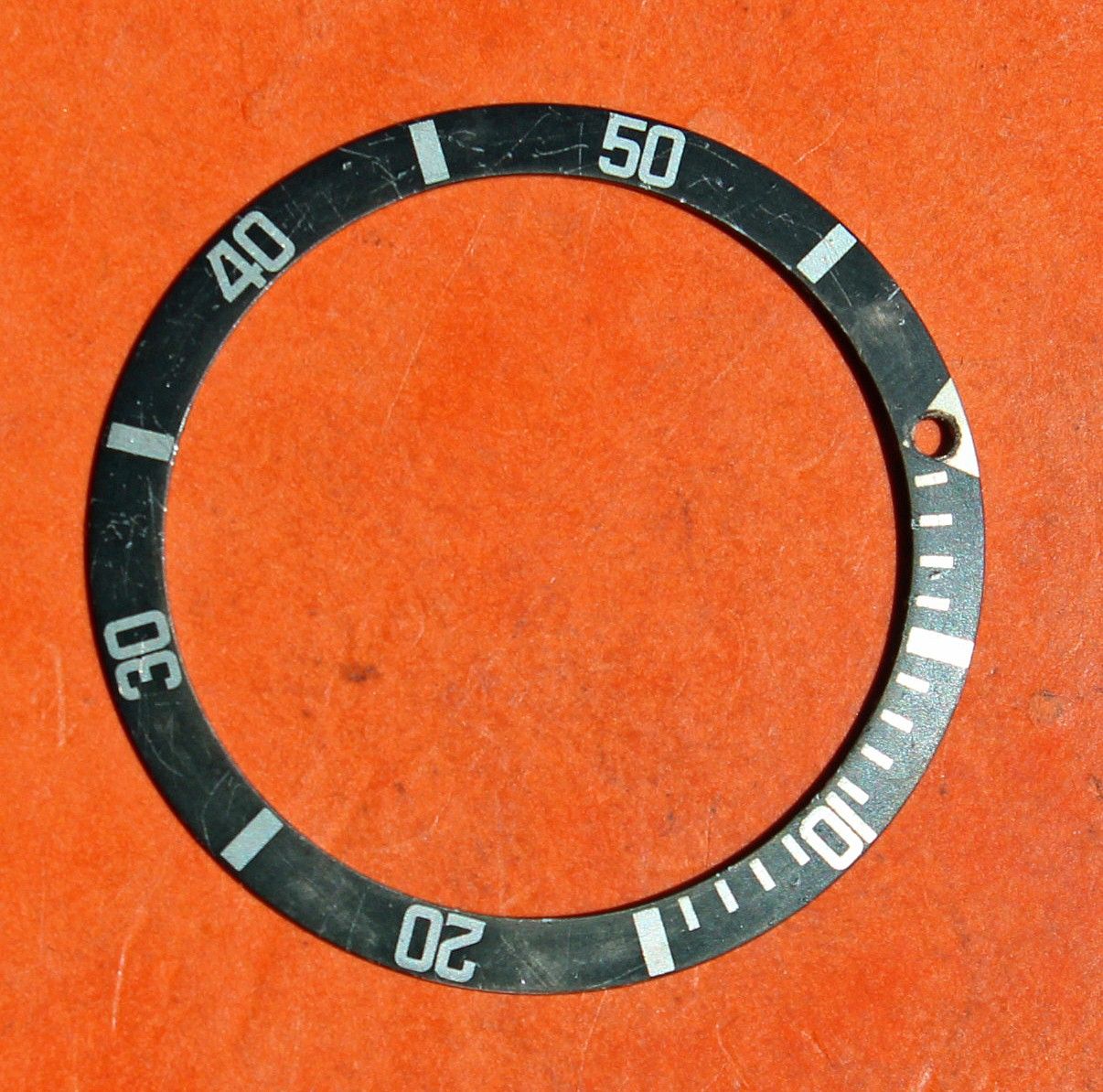 ORIGINAL ROLEX SUBMARINER 5513, 5512, 1680 BEZEL INSERT FADED FAT FRONT ...