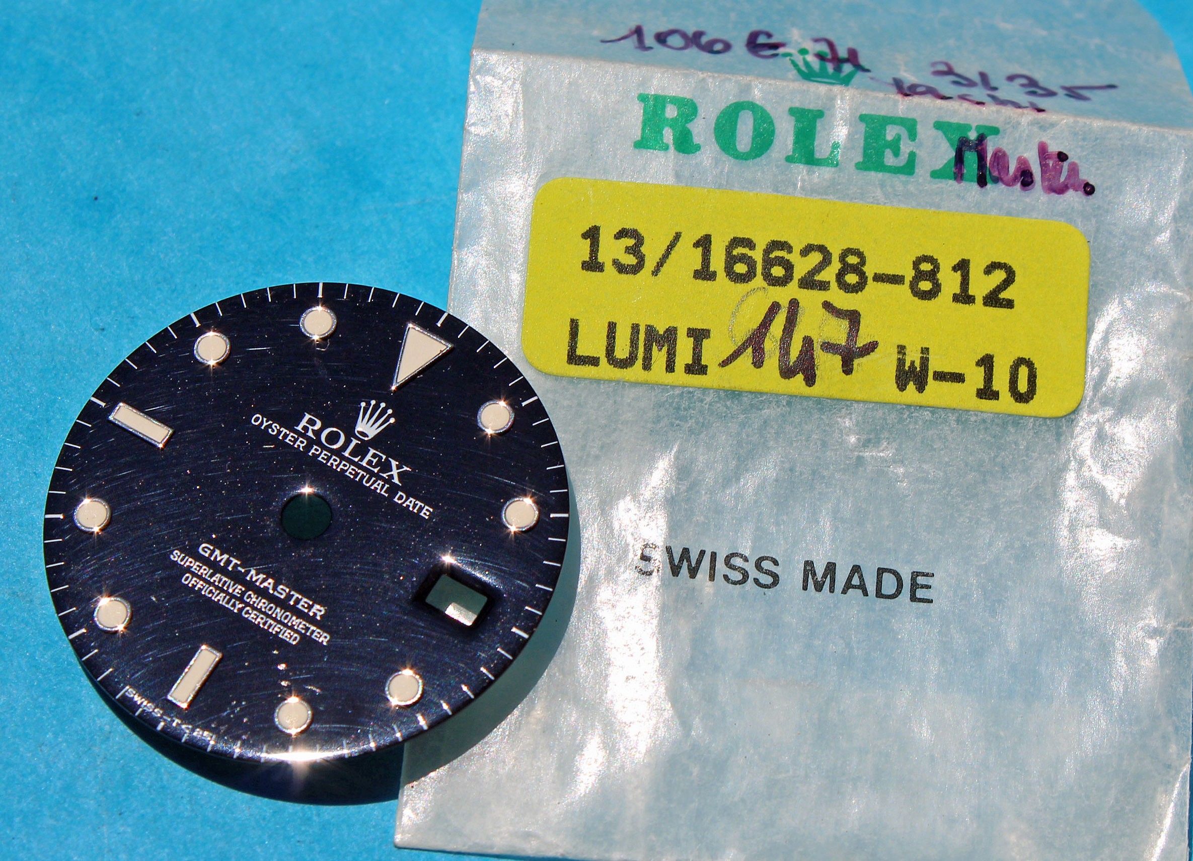 ROLEX CADRAN GMT MASTER 16760, 16710 TRITIUM CAL 3185 NEUF DE STOCK ☆☆