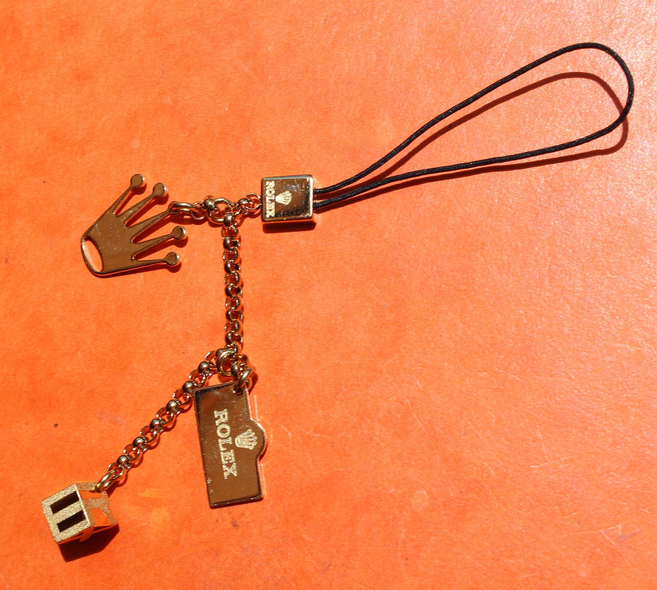 ROLEX RARE PENDENTIF COURONNE, CUBE / ACCESSOIRES COULEUR OR??? ?